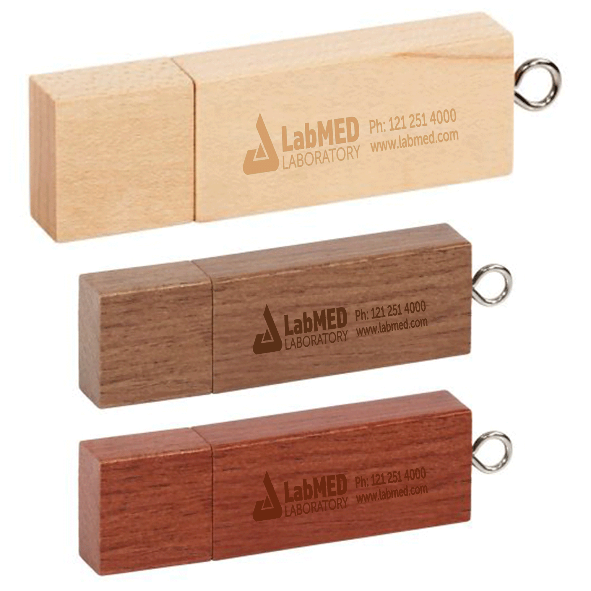 Promotional Wooden Cap USB Stick with Logo - 8GB | Pens.com