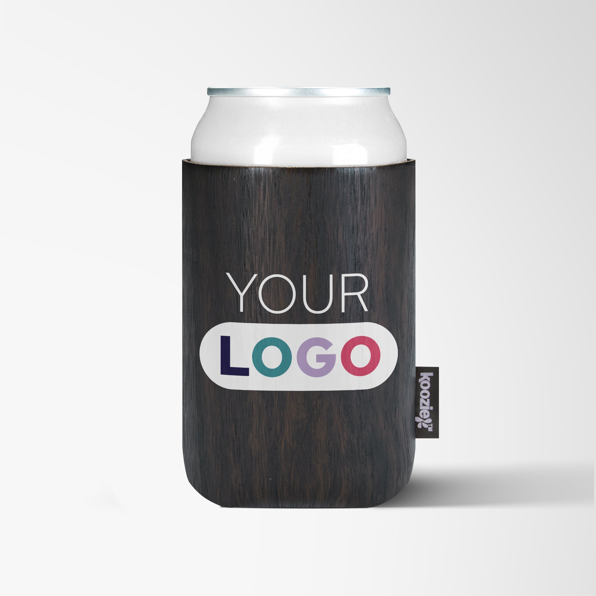 Custom Full Color Koozie® Woody Can Cooler | Pens.com