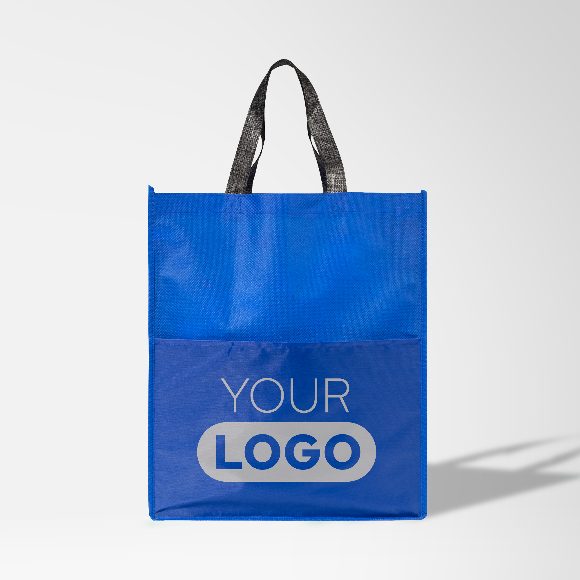 Custom Rayna Tote Bag with Silver Imprint | Pens.com