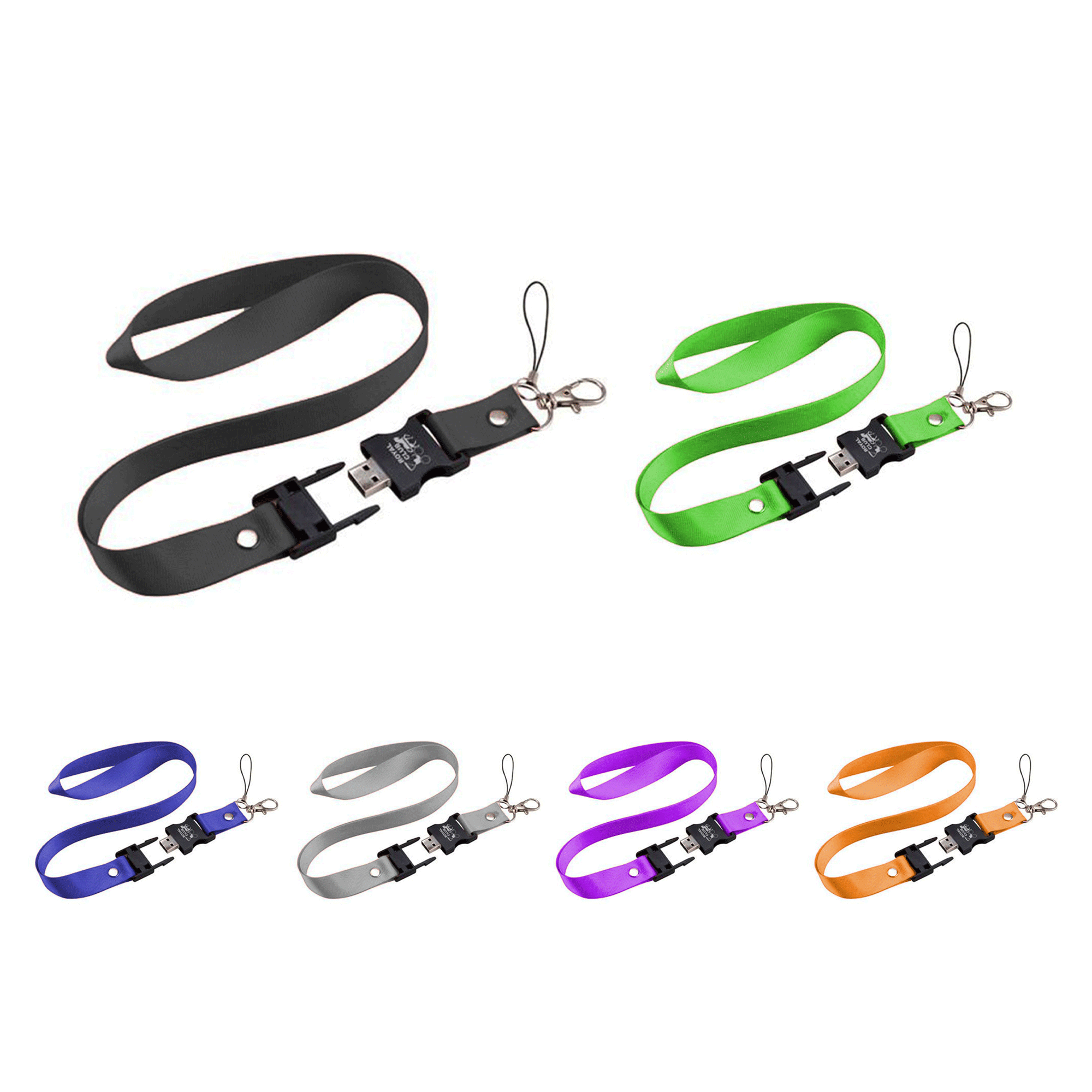 Custom Lanyard USB Drive - 8GB | Pens.com