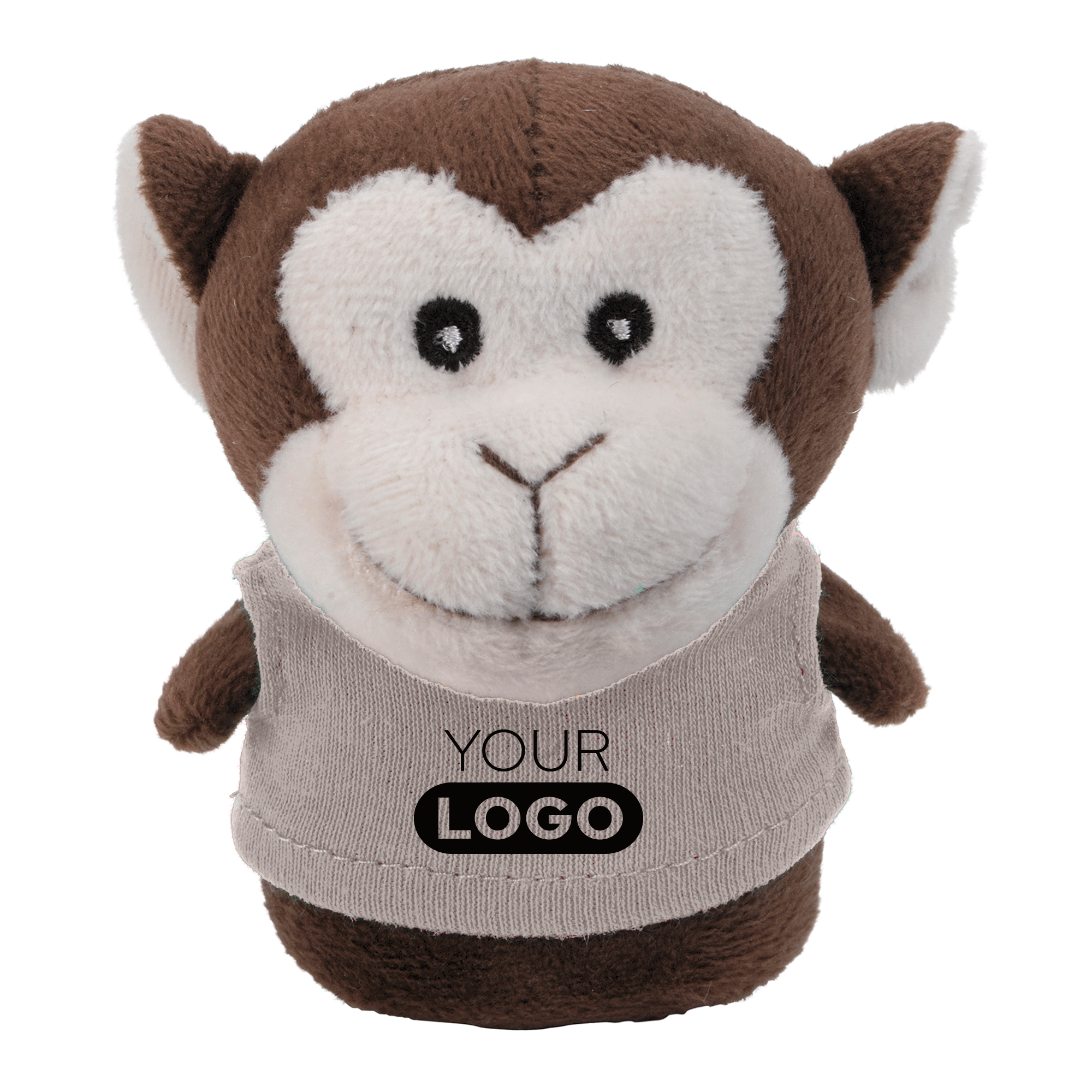 Custom Chelsea Teddy Bear™ 4" Shorties Plush Monkey | Pens.com