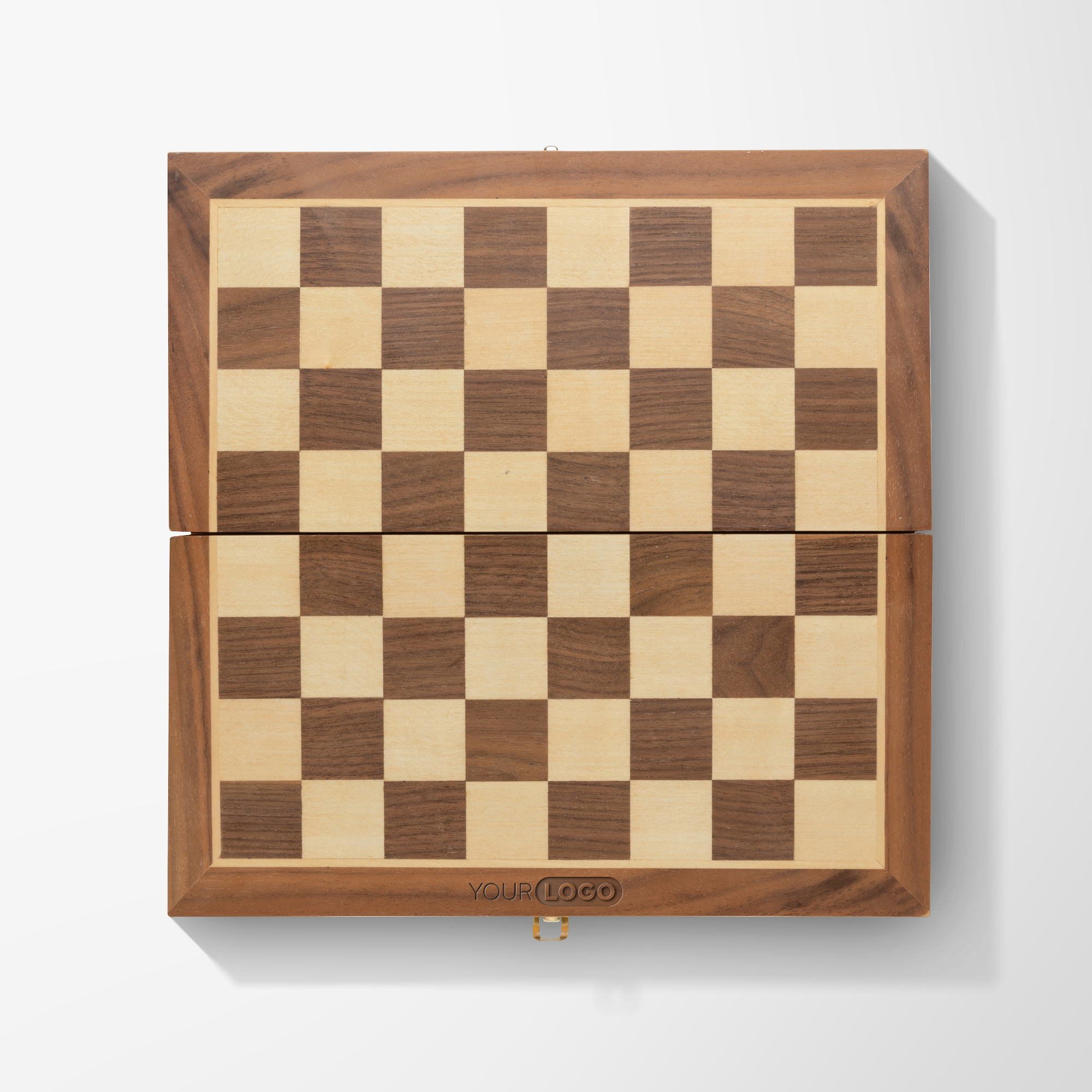 Promotional Engraved Foldable Pine Wood Luxury Chess Set with Logo ...