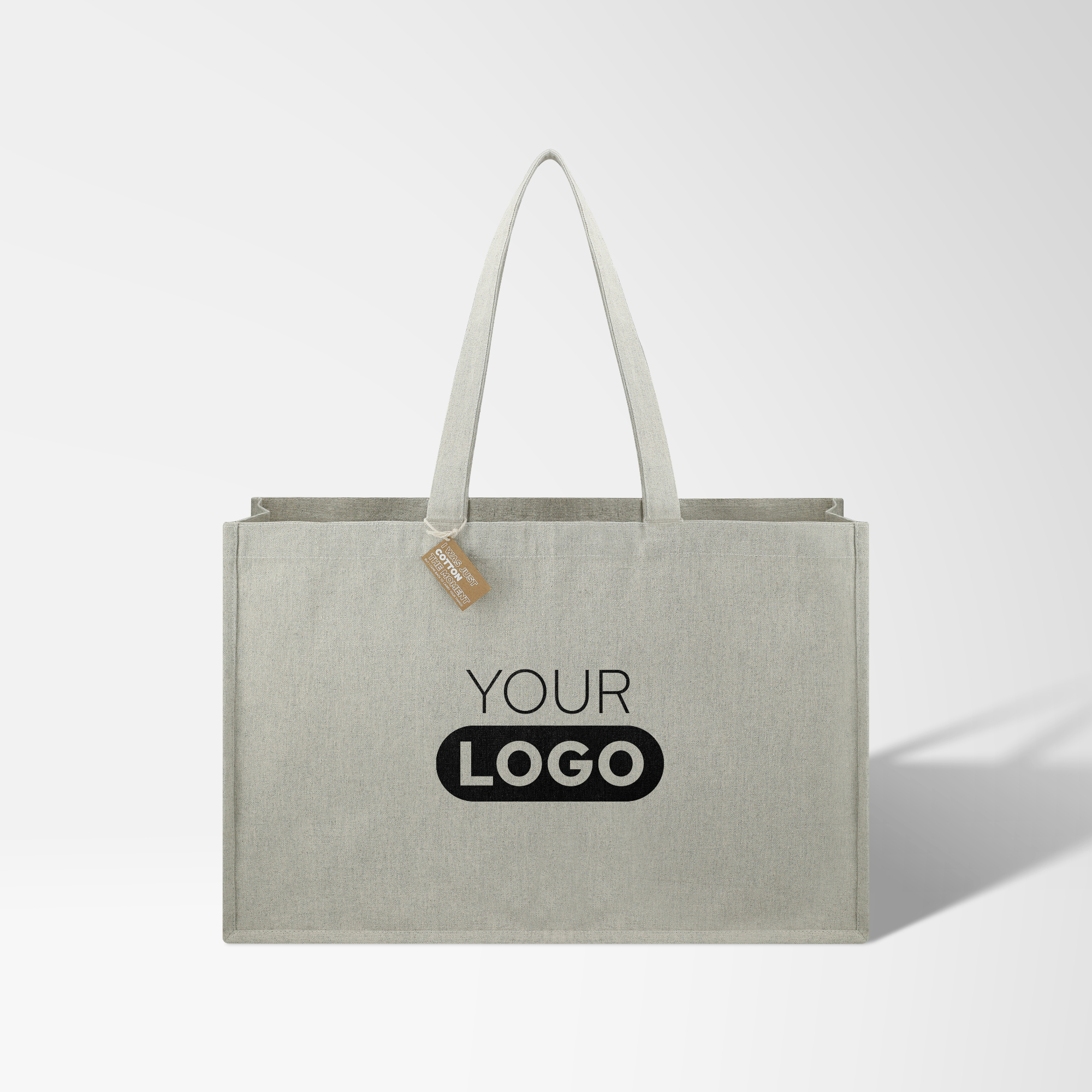Custom Repose 10 oz. Recycled Cotton Shoulder Tote Bag | Pens.com
