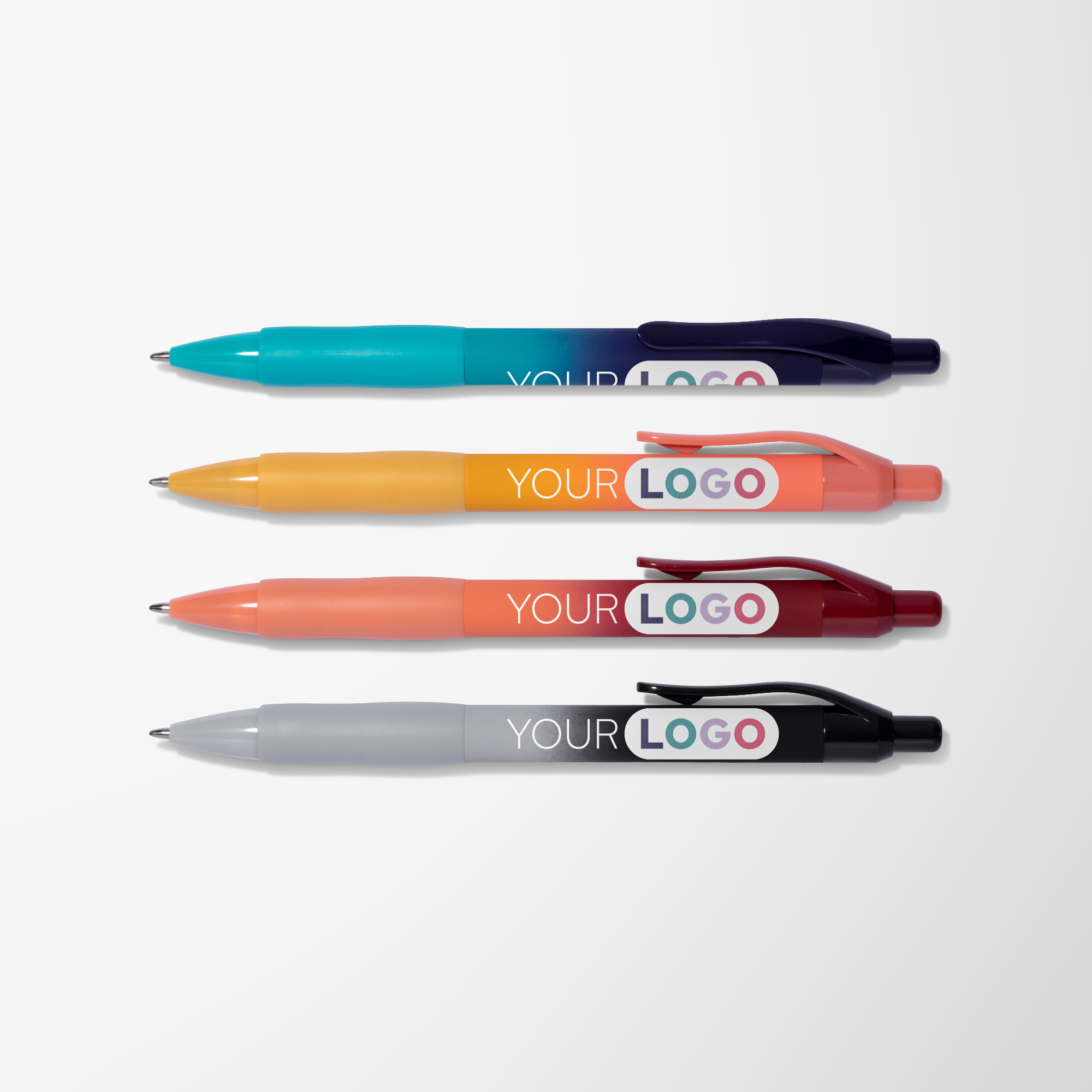 Personalise Full Colour Ombré Iggy Pen with Text | Pens.com