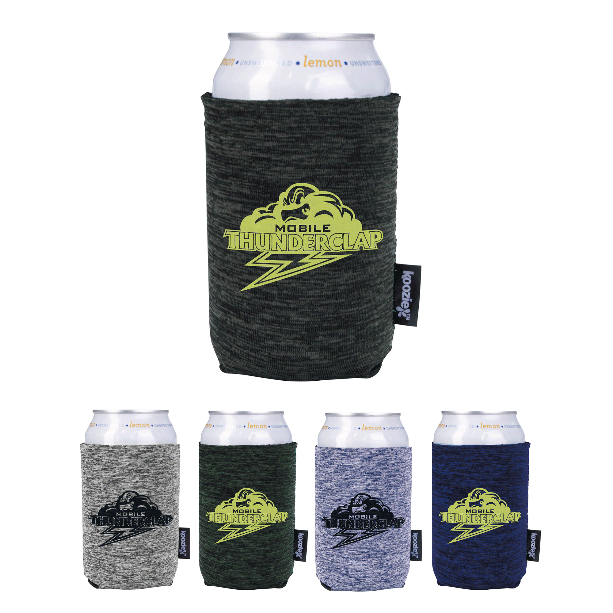 Custom Koozie® Heather Collapsible Slim Can Cooler | Pens.com
