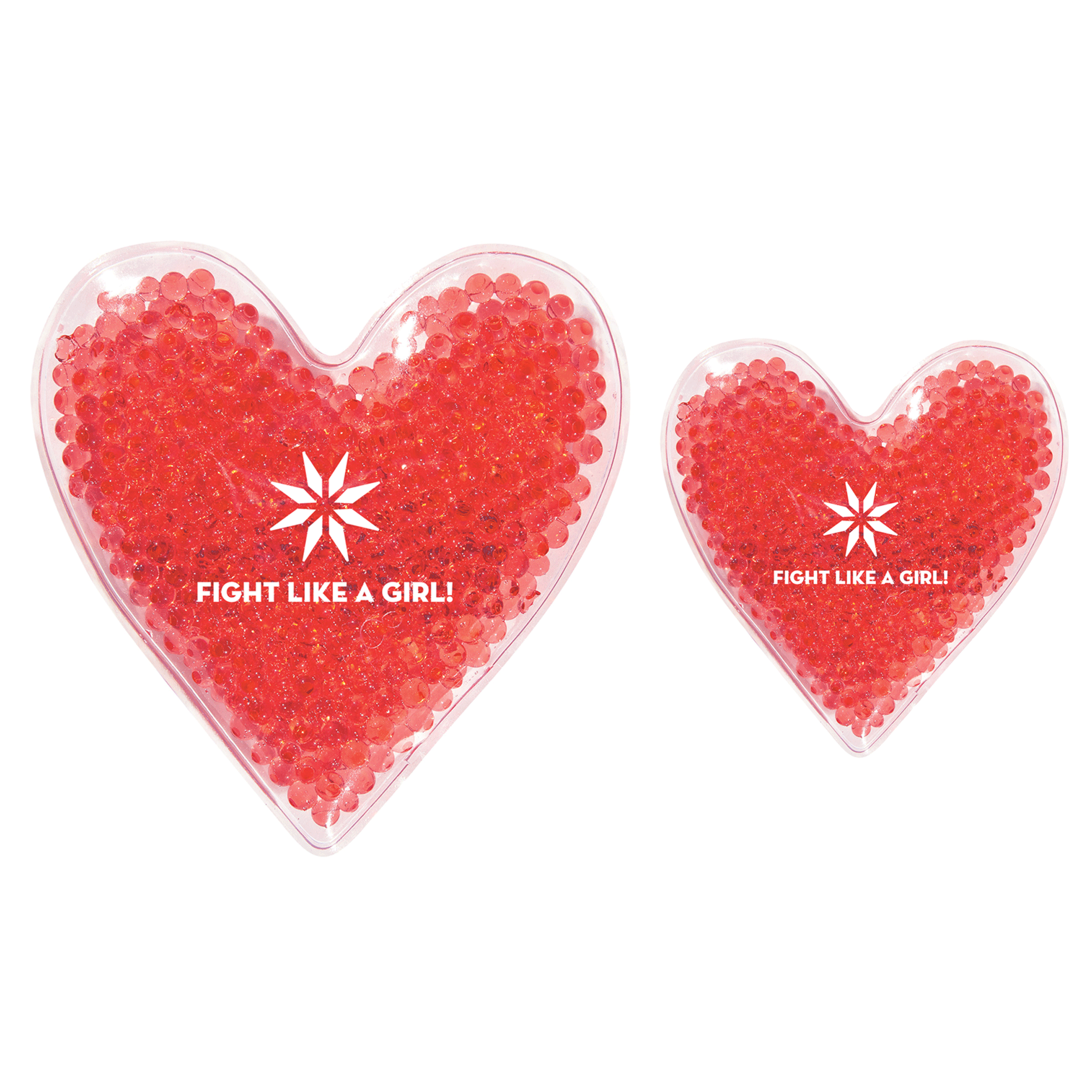 Custom Heart Shape Gel Beads Hot/Cold Pack | Pens.com