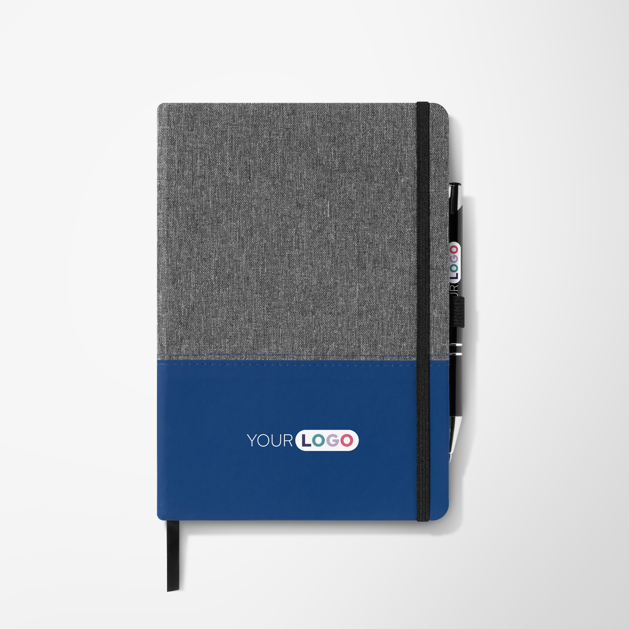 Custom Full Color 5.8" x 8.3" Charon Notebook & Paragon Pen Set | Pens.com