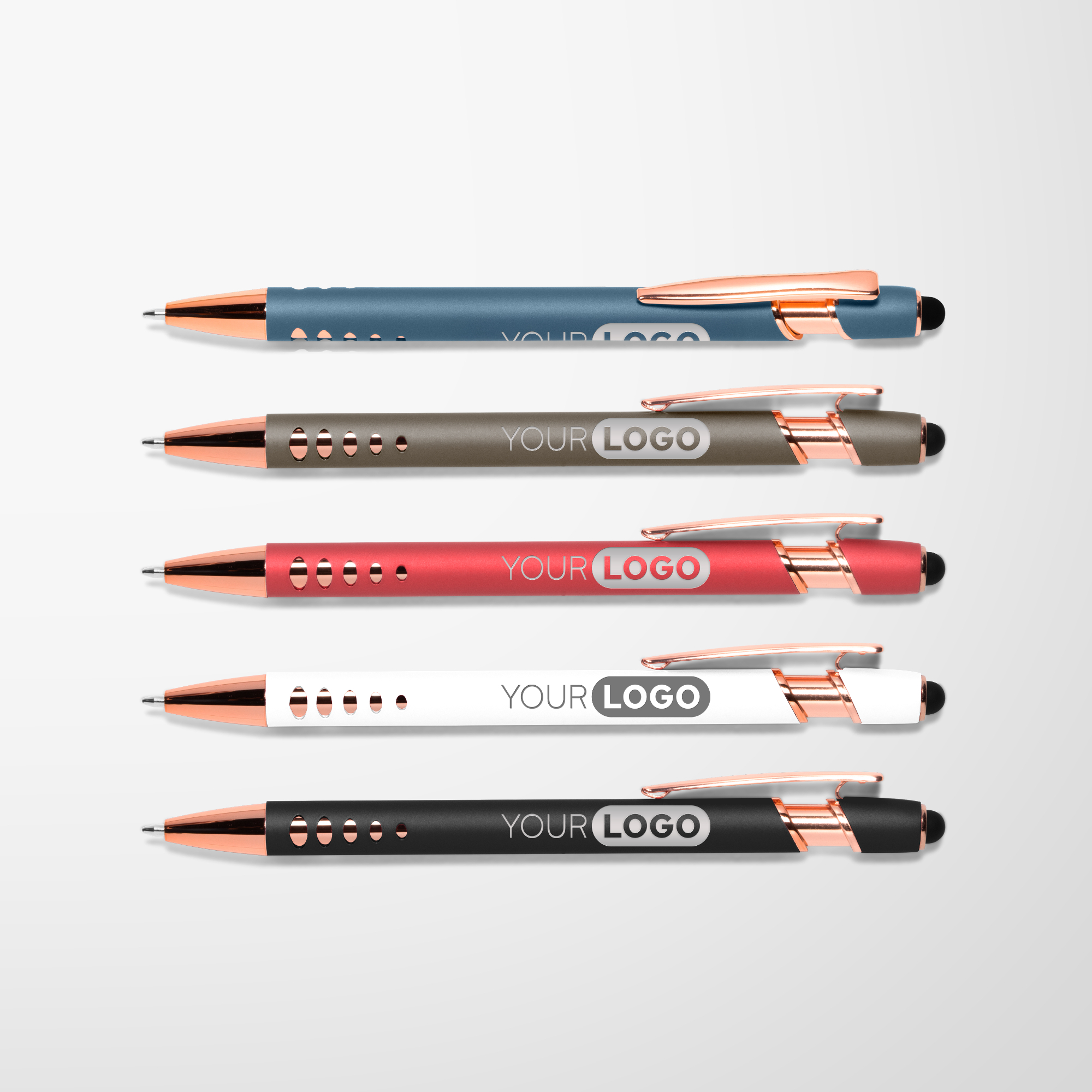 Custom Engraved Alpha Stylus Pen with Geometric Design | Pens.com