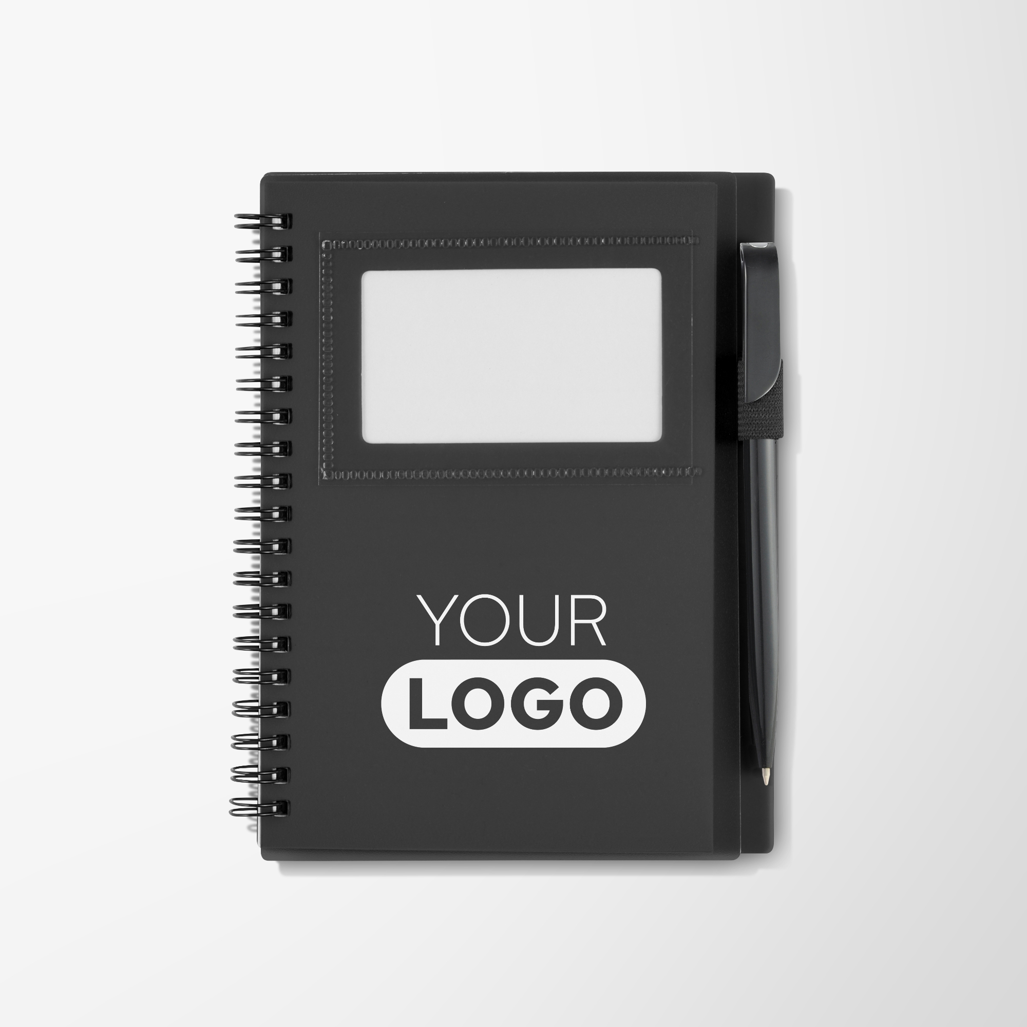 Custom 5.5"x 7" ID Spiral Notebook & Pen Set | Pens.com