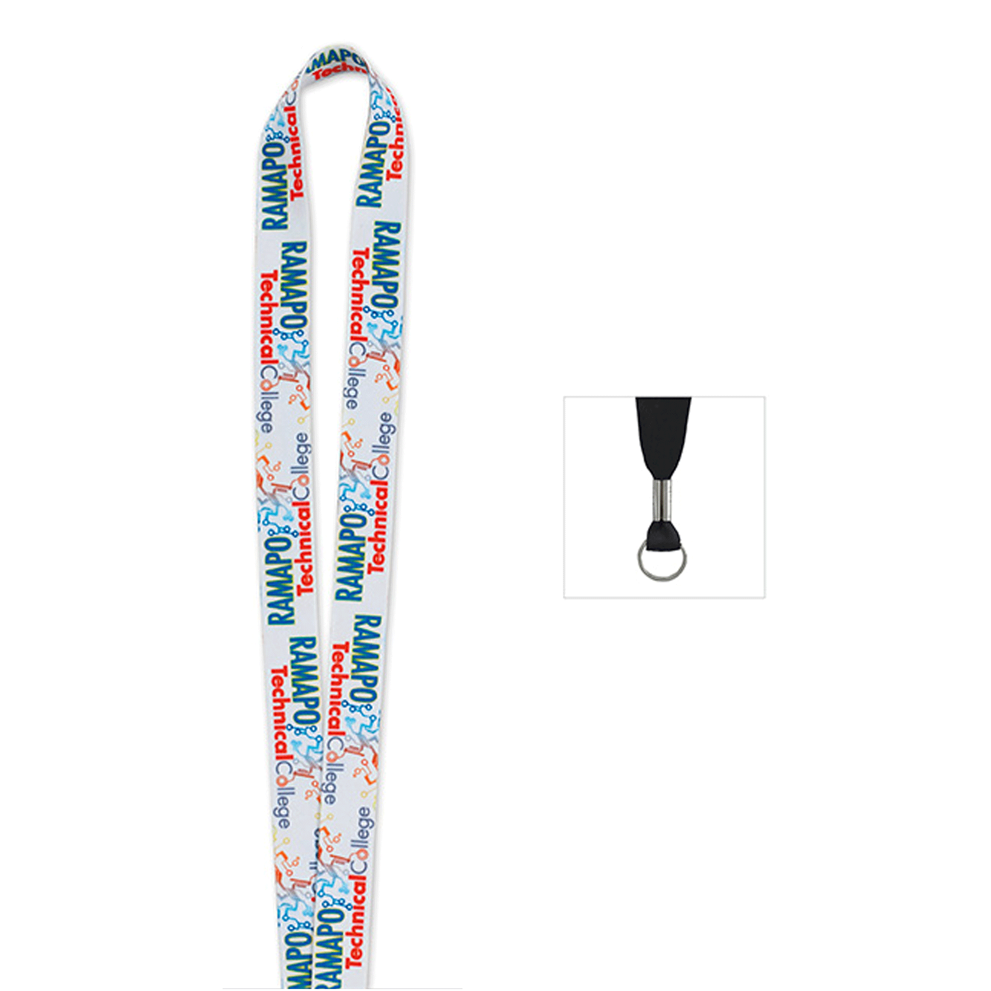 Custom Full Color 3/4'' Polyester Lanyard | Pens.com