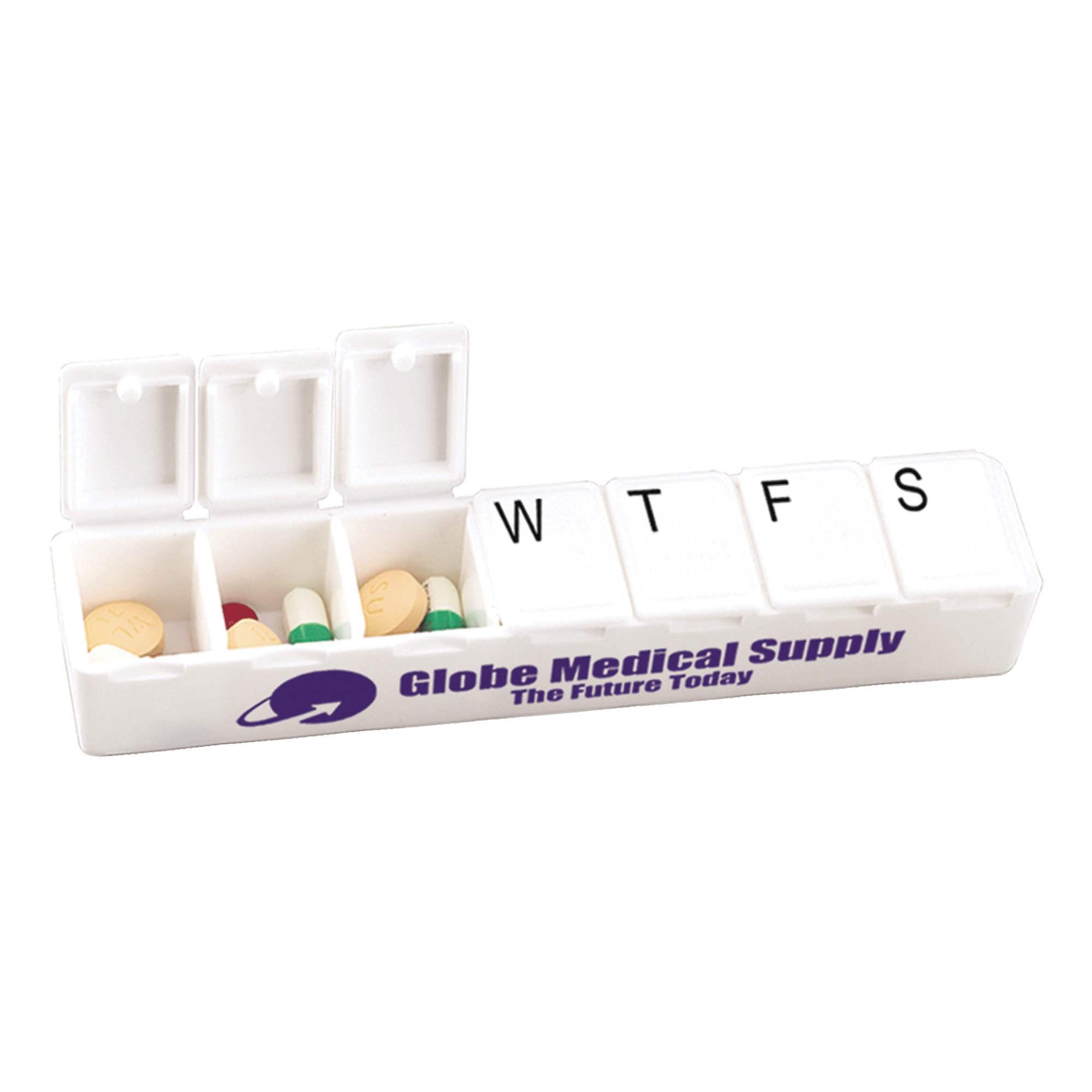 Custom Carry Along All-Week Pill Box | Pens.com