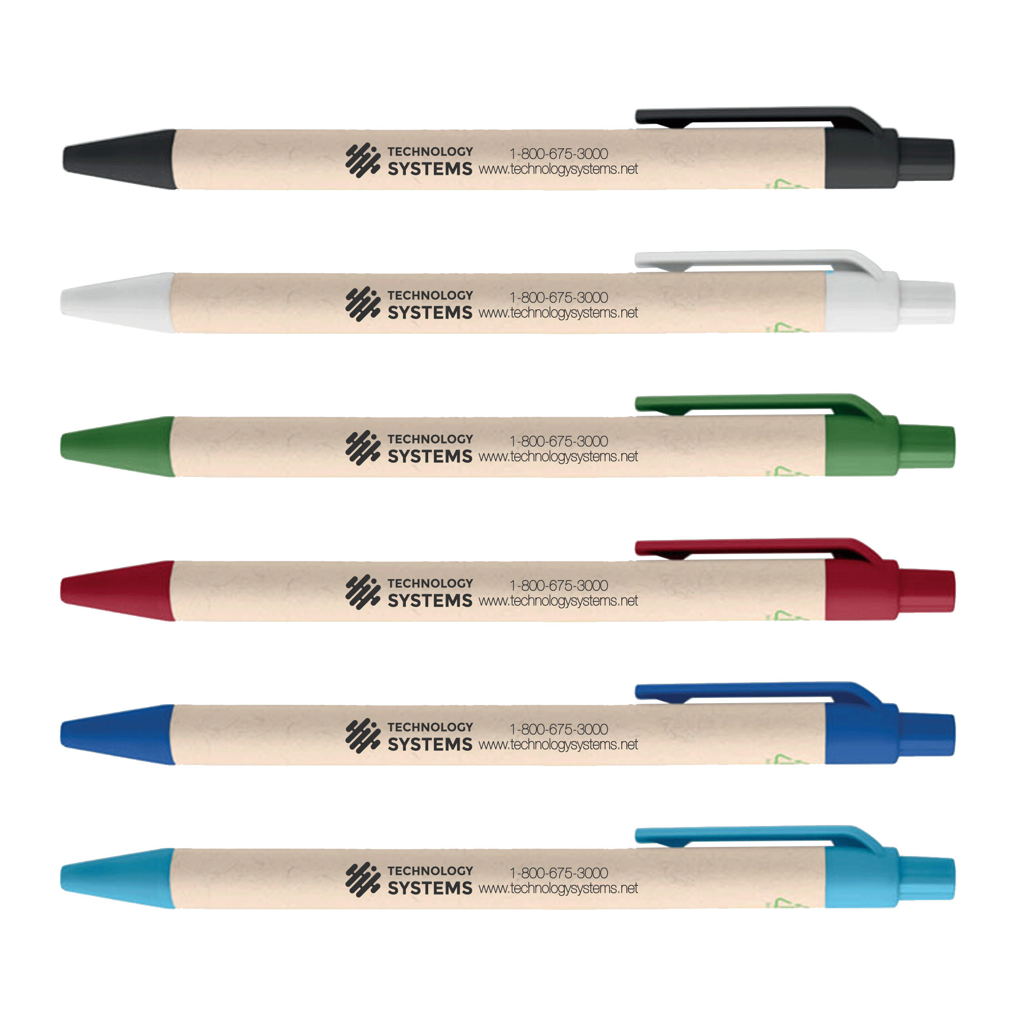 Tuli pen van gerecycled karton en papier Bedrukken met Logo | Pens.com