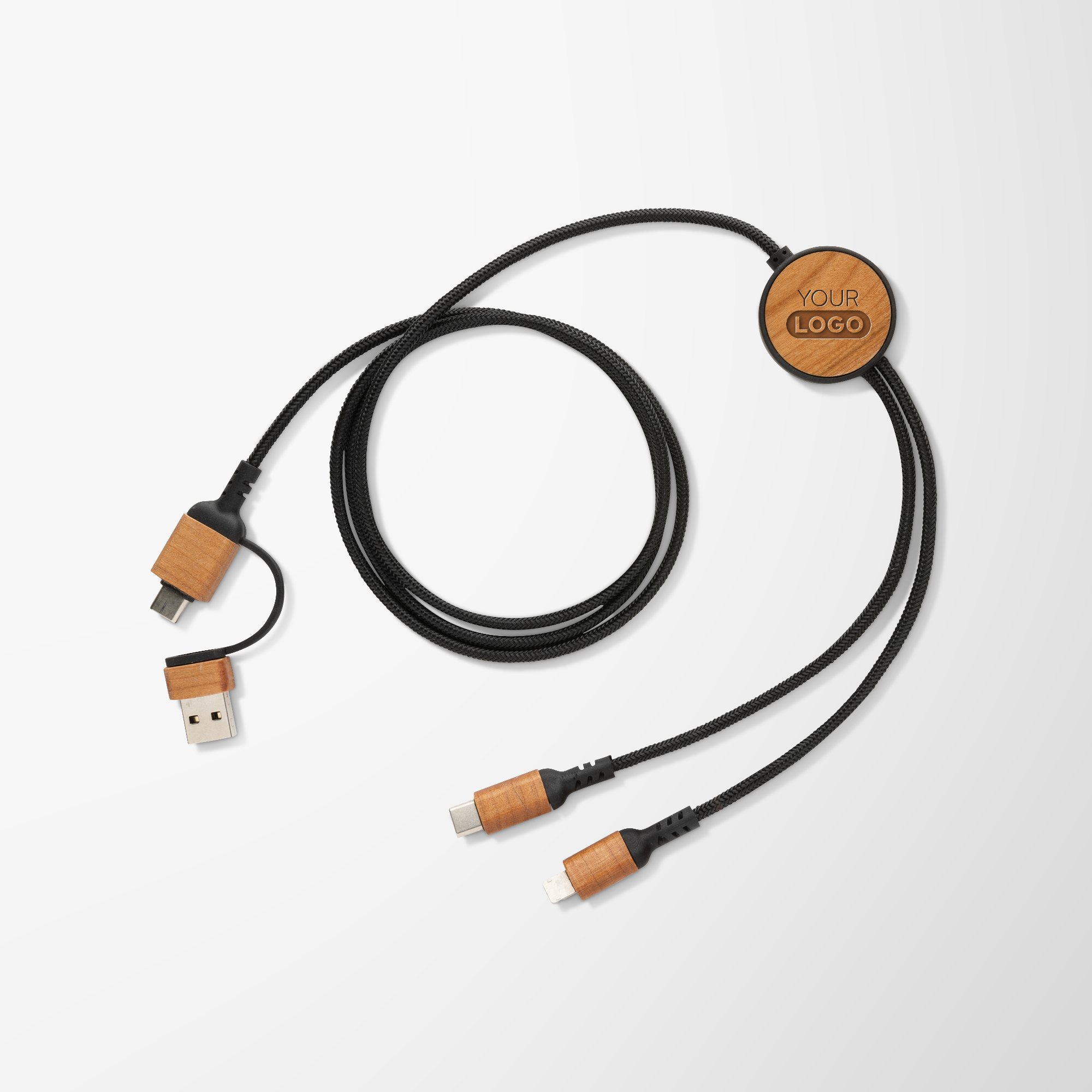 Promotional Engraved Ohio Recycled 6-in-1 Charging Cable with Logo ...