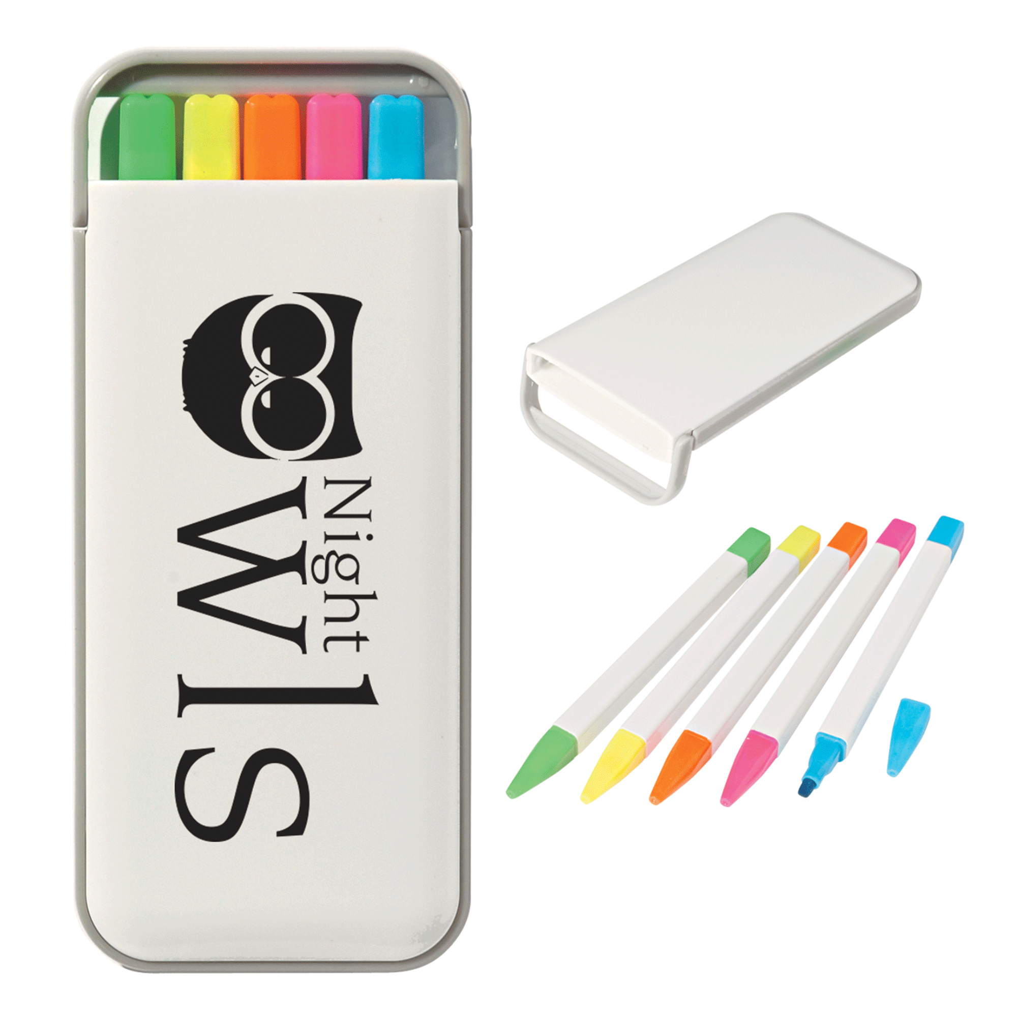 Custom 5-in-1 Highlighter Set | Pens.com
