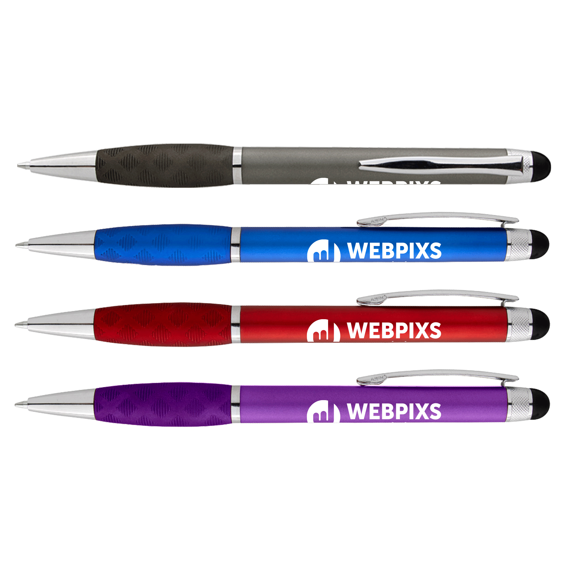 Custom Crisscross Grip Stylus Pen | Pens.com