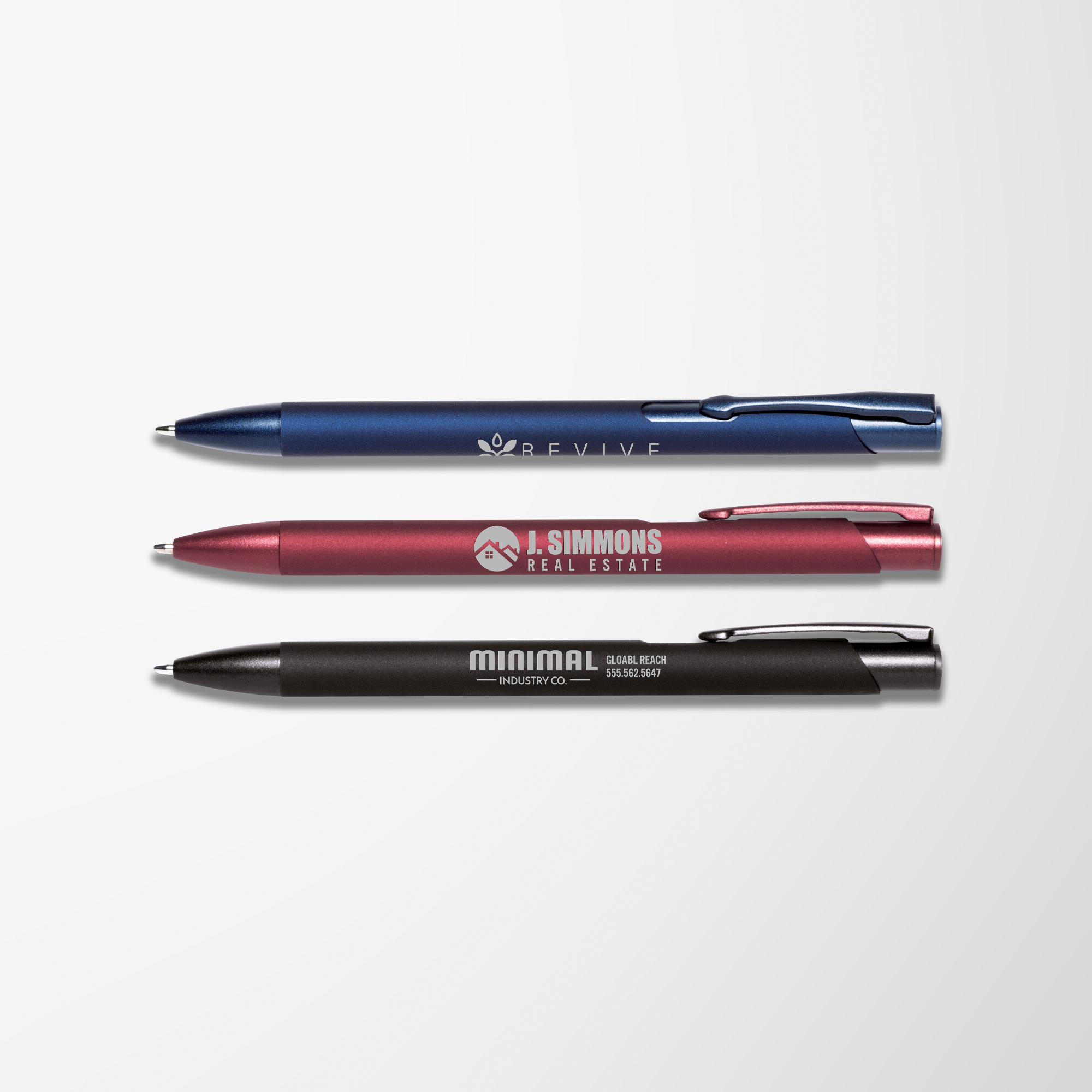 Custom Monochrome Soft Touch Paragon Pen | Pens.com