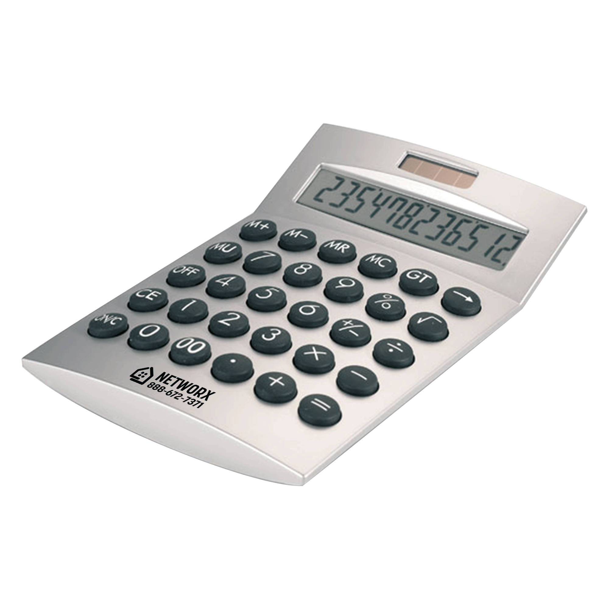 Promotional Basics 12-Digit Solar Calculator | Pens.com