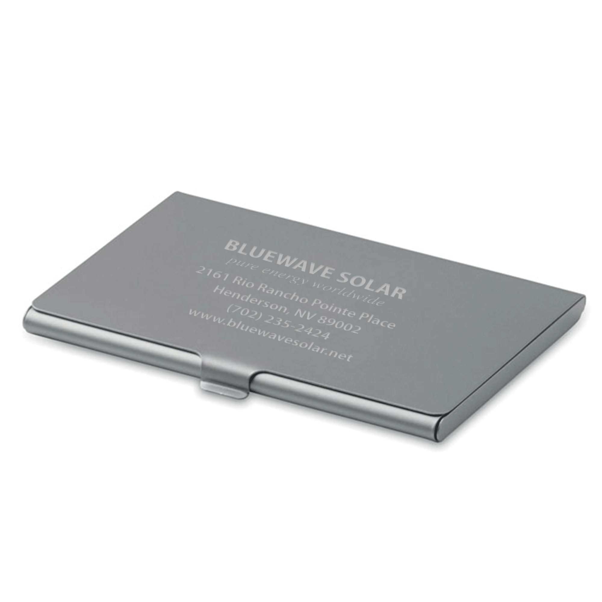 Promotional Engraved Stanwell Business Card Holder with Logo | Pens.com