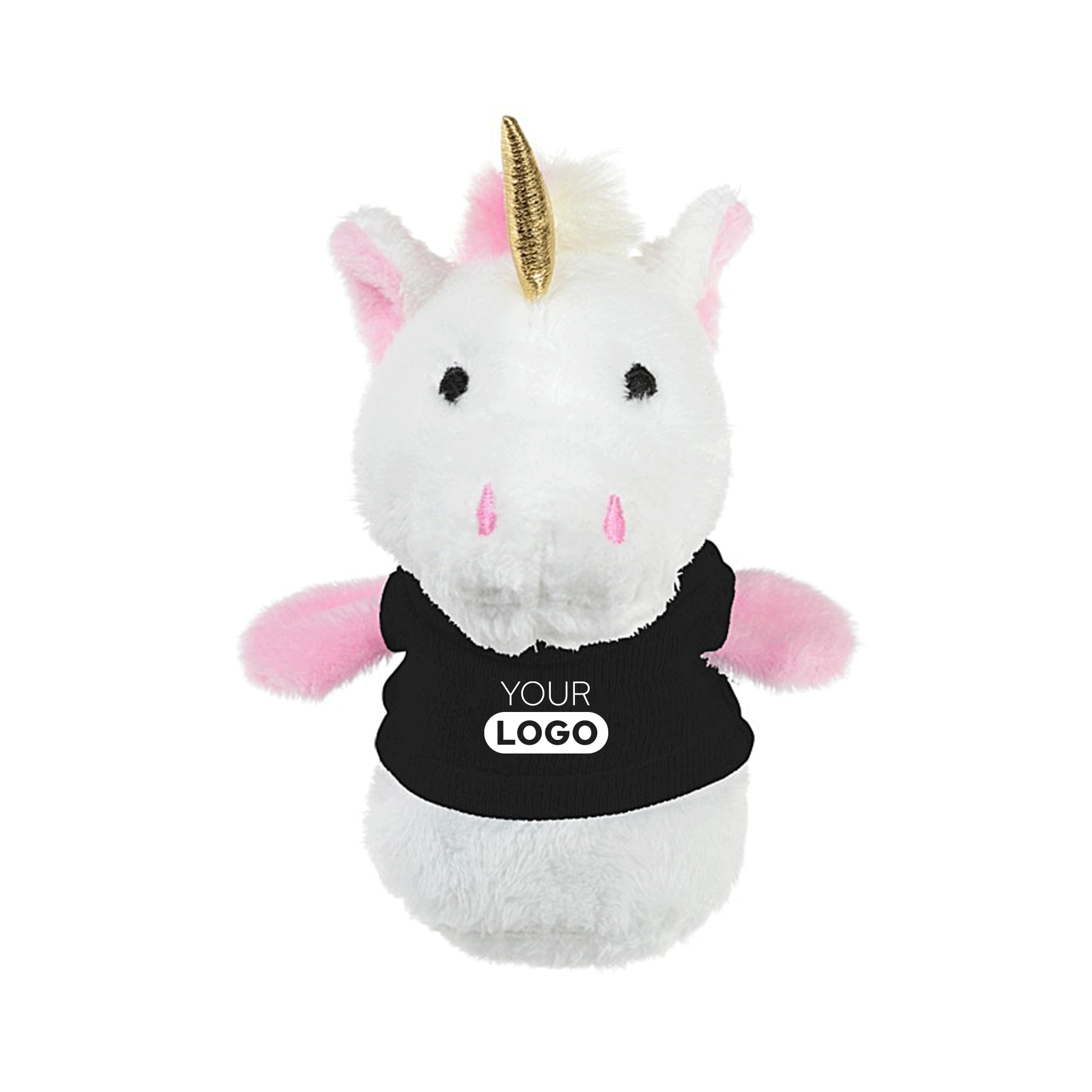Custom Chelsea Teddy Bear™ 4" Shorties Plush Unicorn | Pens.com
