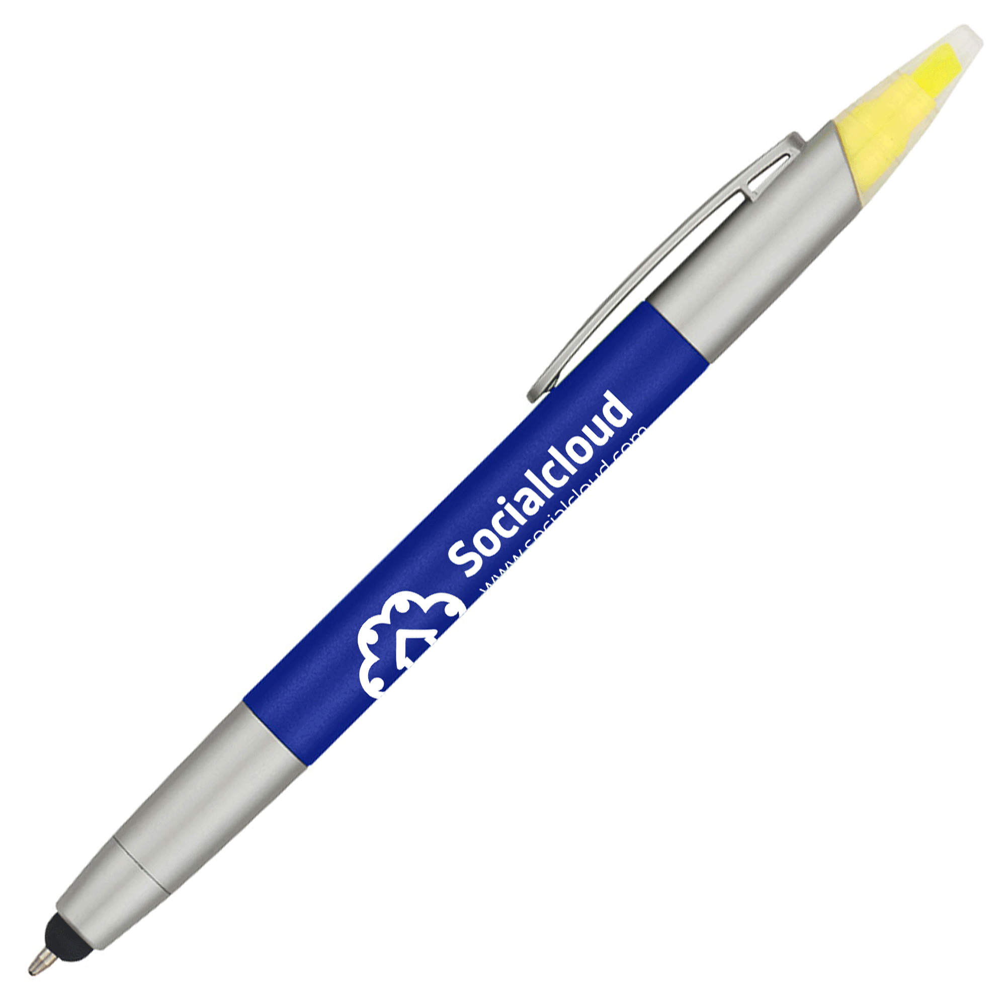 Custom 3-in-1 Stylus Pen with Highlighter | Pens.com