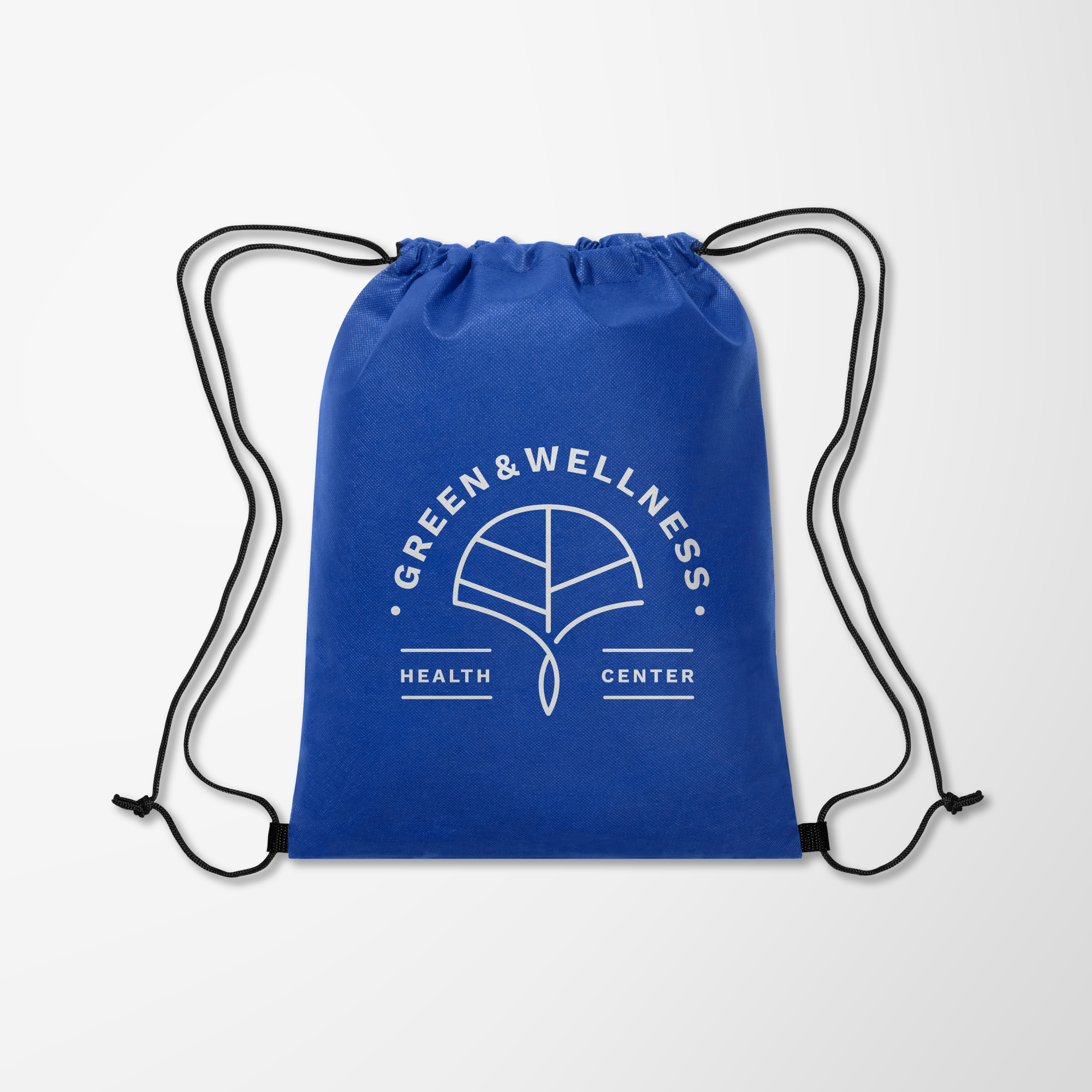 Personalise Non-Woven Drawstring Bag with Text | Pens.com