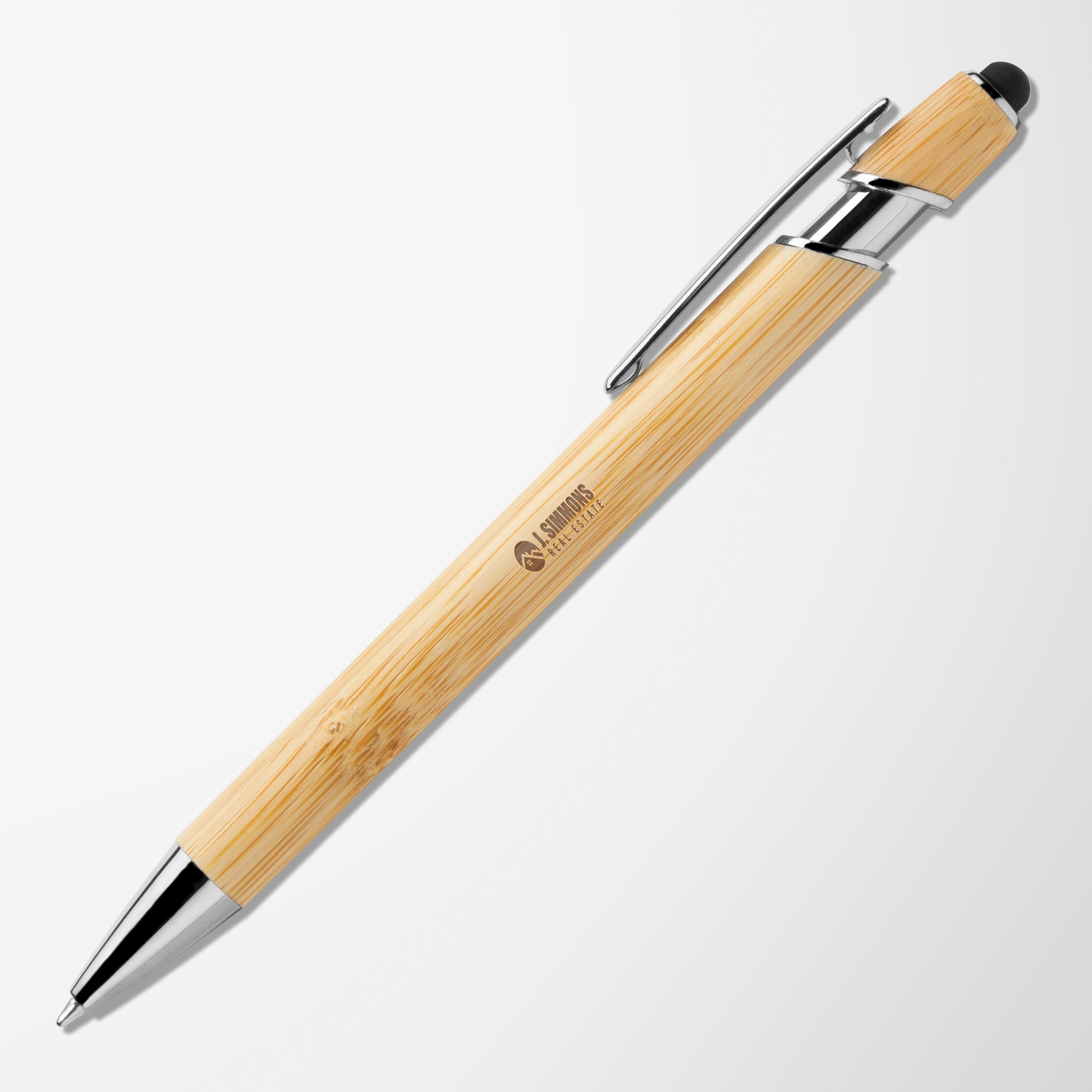 Custom Engraved Bamboo Alpha Stylus Pen | Pens.com