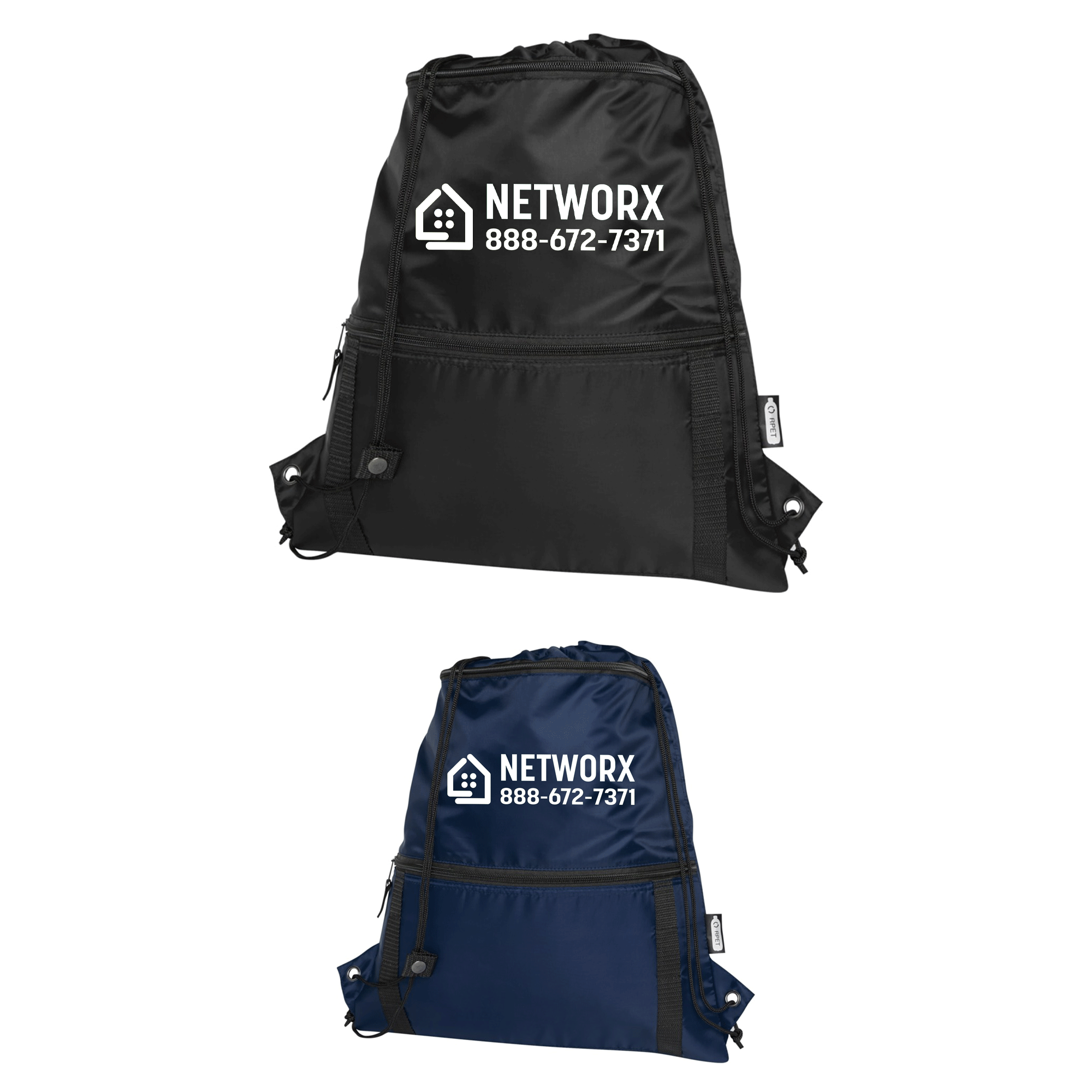 Promotional Adventure RPET Insulated Drawstring Bag with Logo | Pens.com