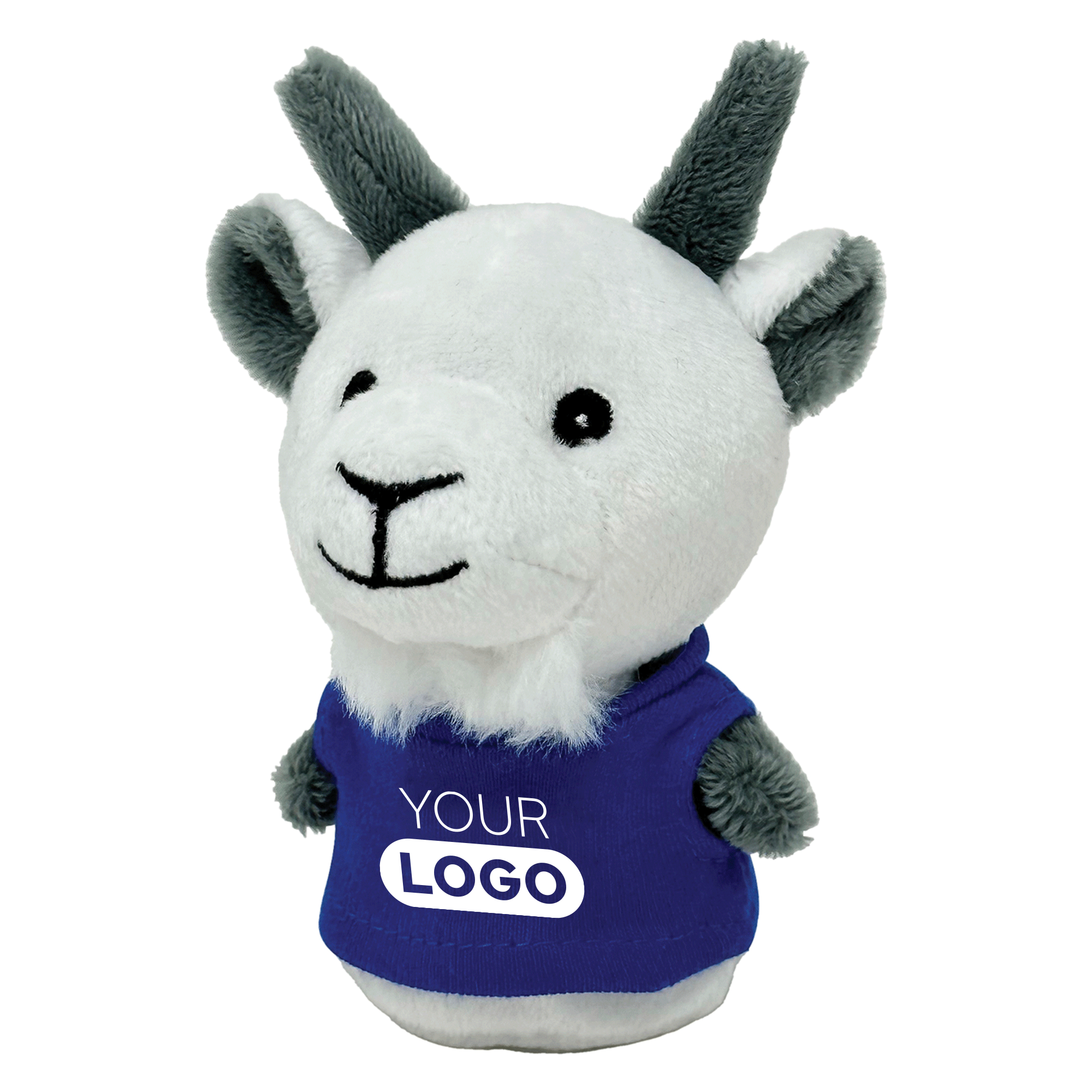 Custom Chelsea Teddy Bear™ 4" Shorties Plush Goat | Pens.com