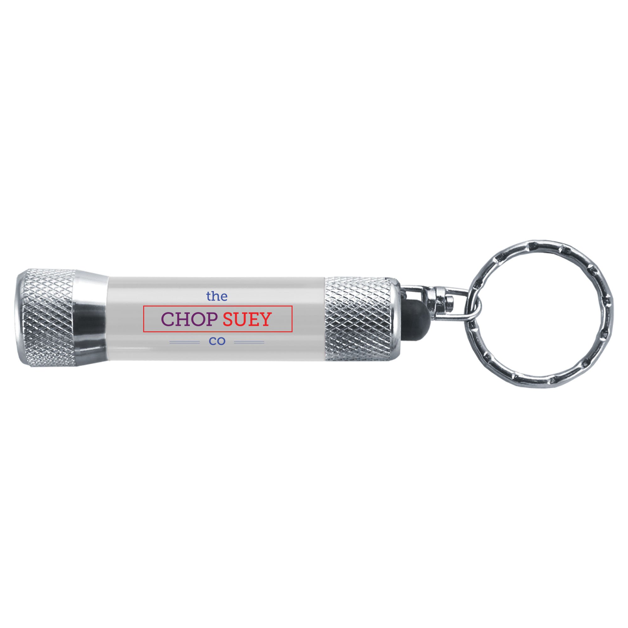 Custom LED Flashlight Key Chain with Color Imprint | Pens.com
