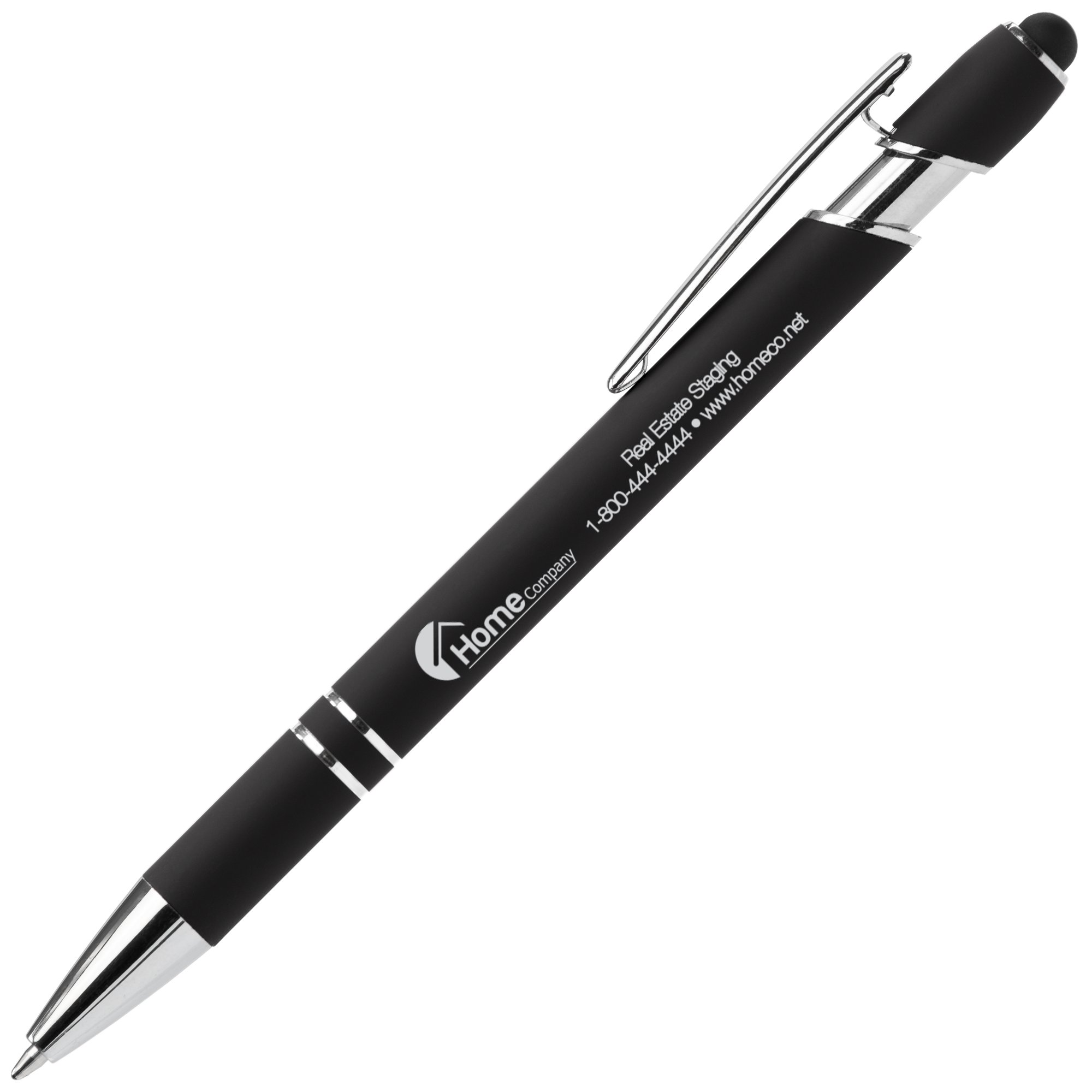 Engraved Alpha Soft Touch Pen with Stylus® - Best-Selling Pen ...