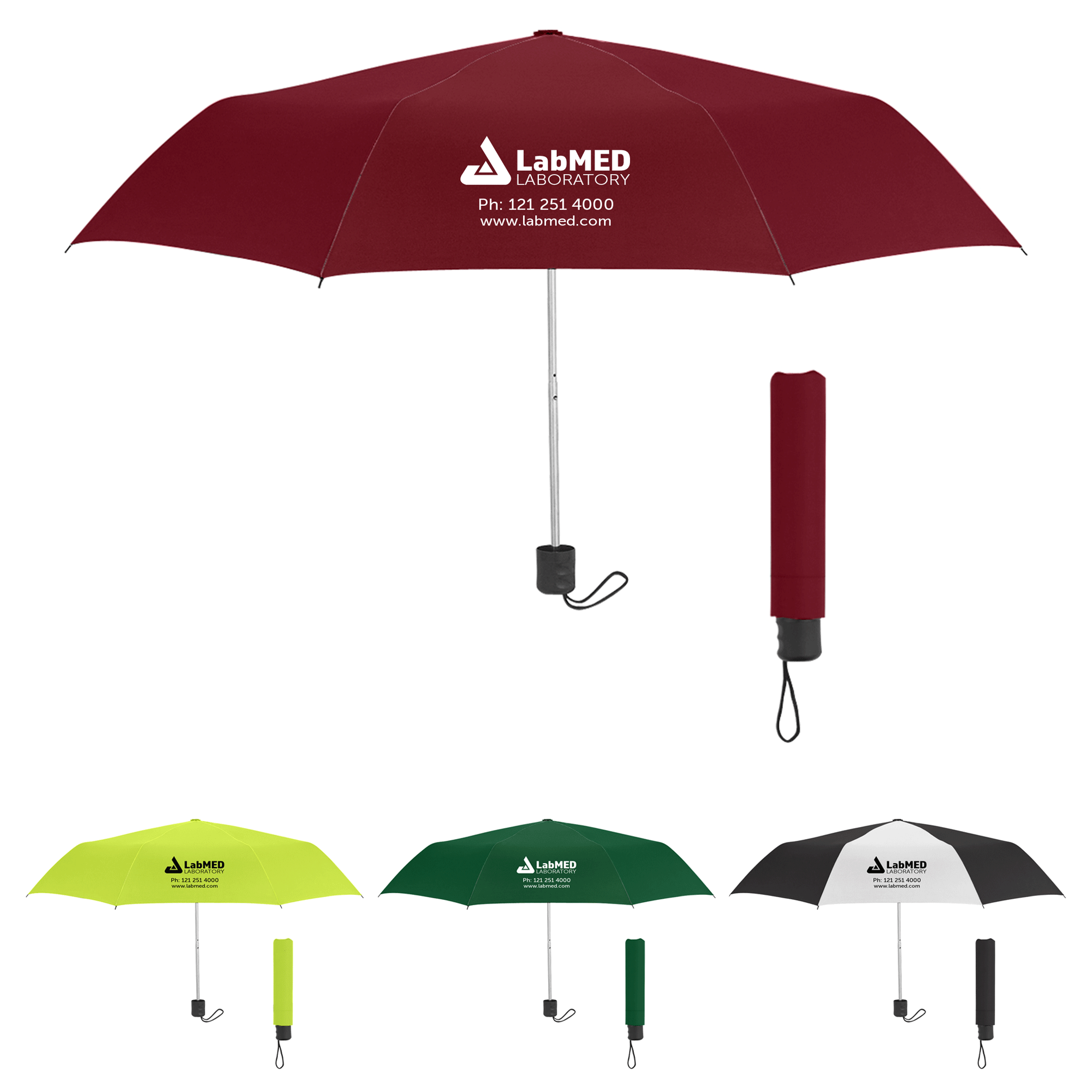 Custom 42'' Arc Budget Umbrella | Pens.com