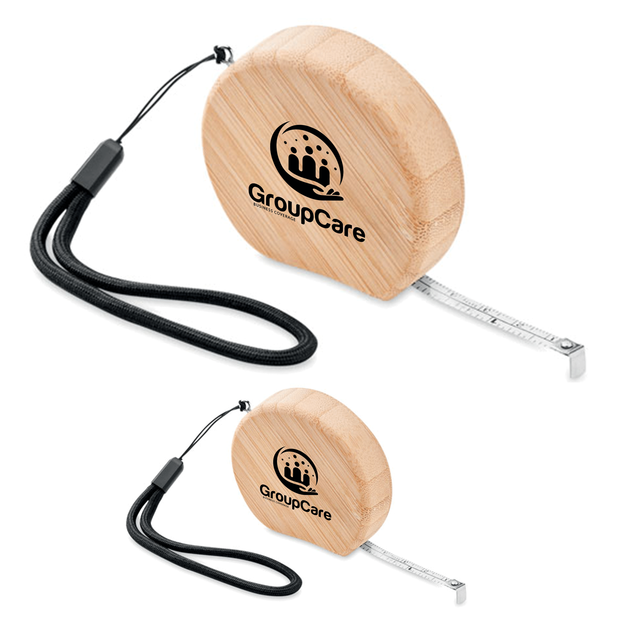 Promotional Measuring tape in bamboo 2m with Logo | Pens.com