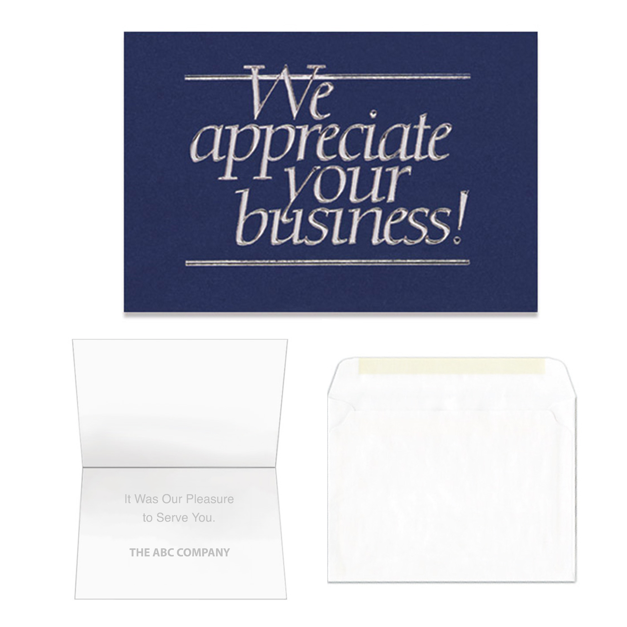 Custom Appreciate Your Business Greeting Card | Pens.com