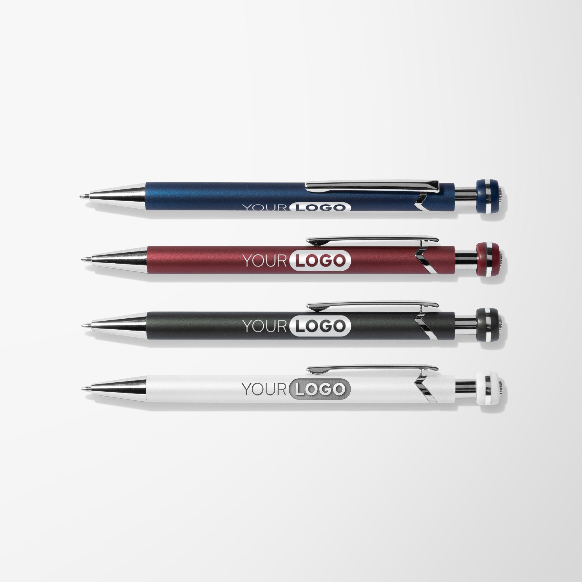 Custom Engraved Orbit Soft Touch Fidget Pen | Pens.com