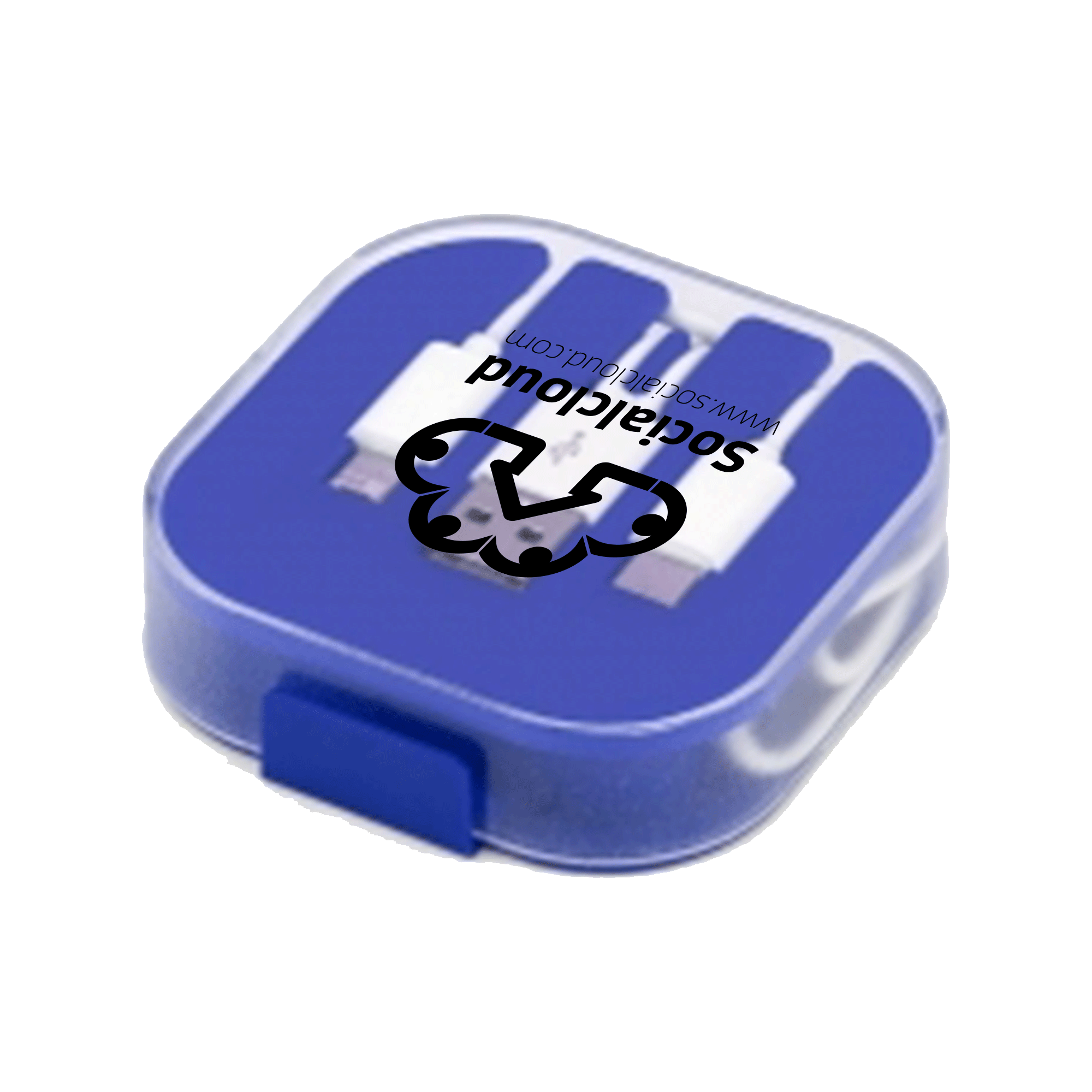 Custom 3-in-1 Charging Cable Set with Phone Holder | Pens.com CA