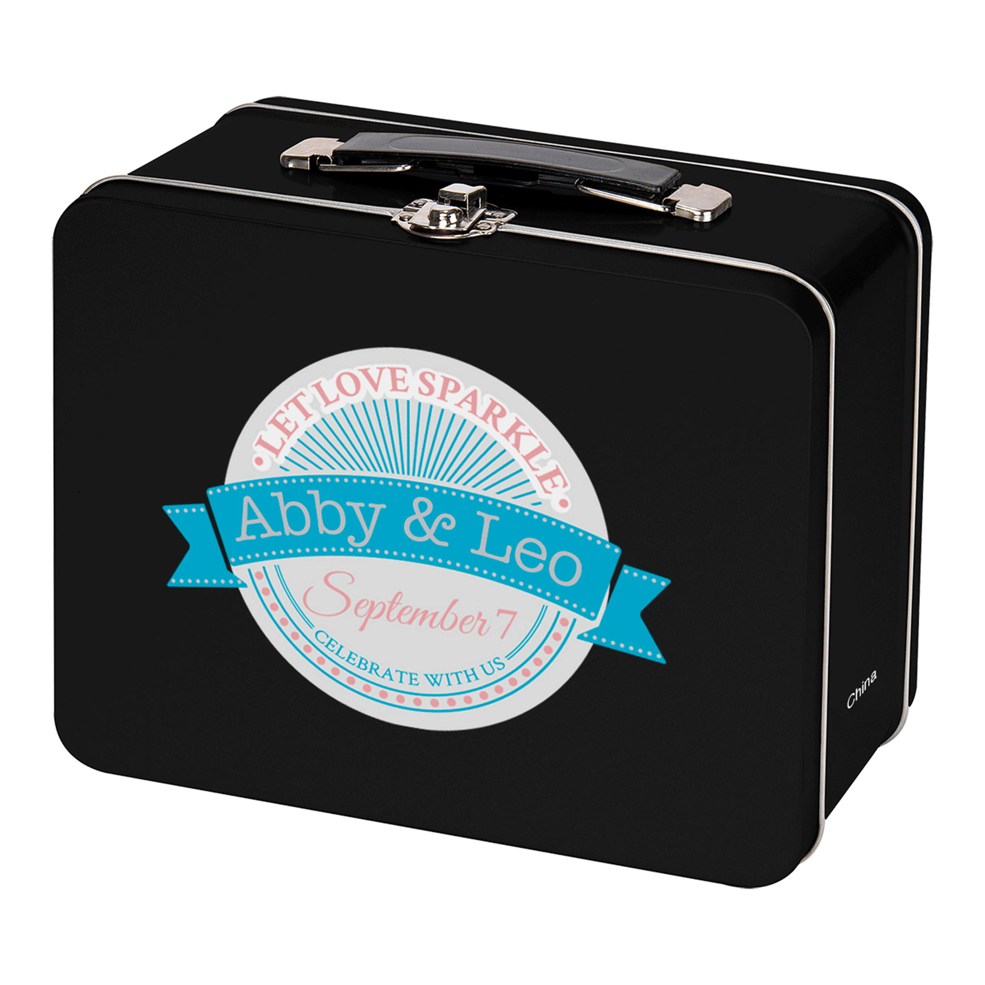 Custom Full Color Throwback Tin Lunch Box | Pens.com