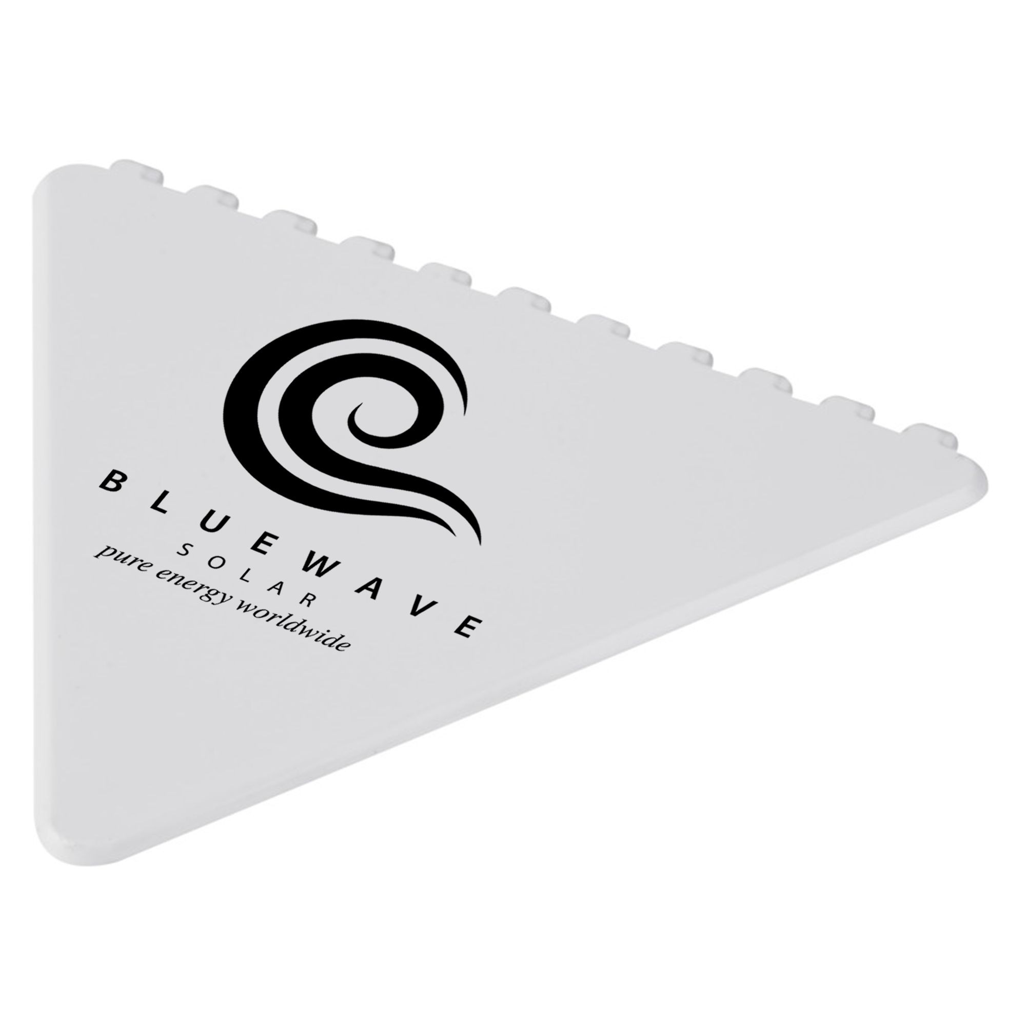 Promotional Frosty 2.0 Triangular Recycled Plastic Ice Scraper with ...
