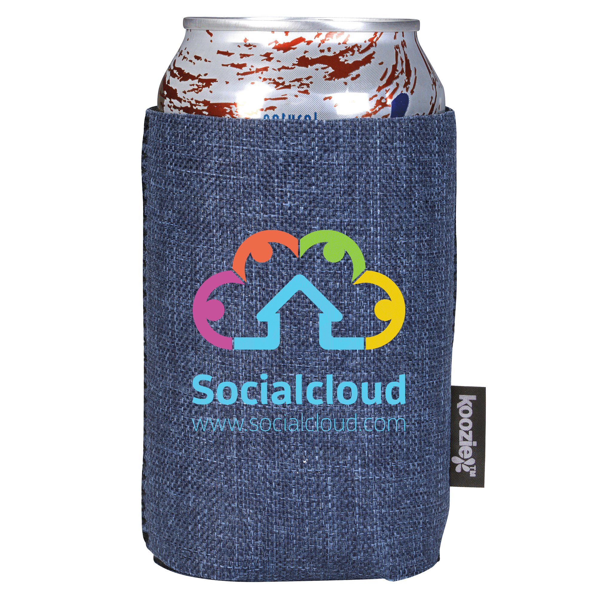 Custom Full Color Koozie® Two-Tone Collapsible Can Cooler | Pens.com