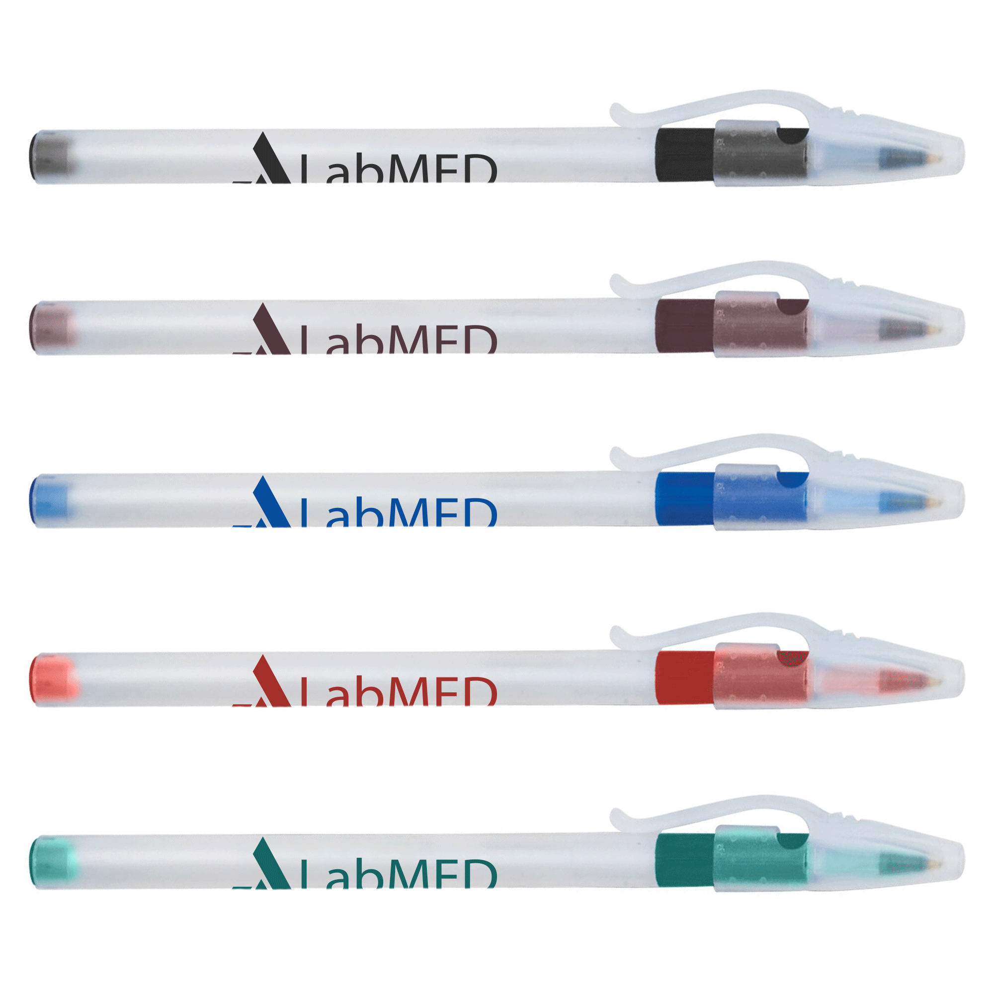 Custom Frosted Grip Stick Pen | Pens.com