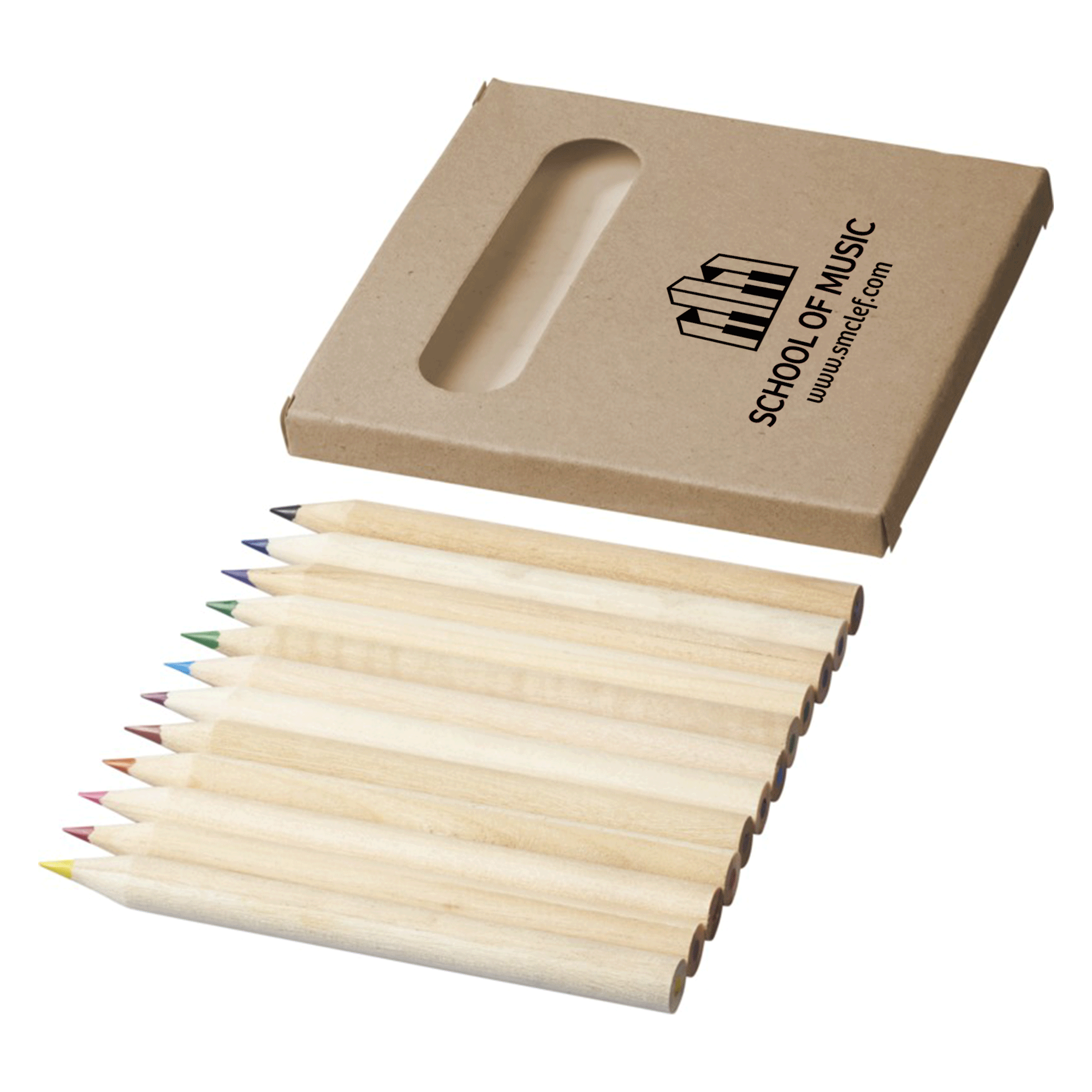 Set de 12 lápices de colores Artemaa - Regalo Personalizado | Pens.com