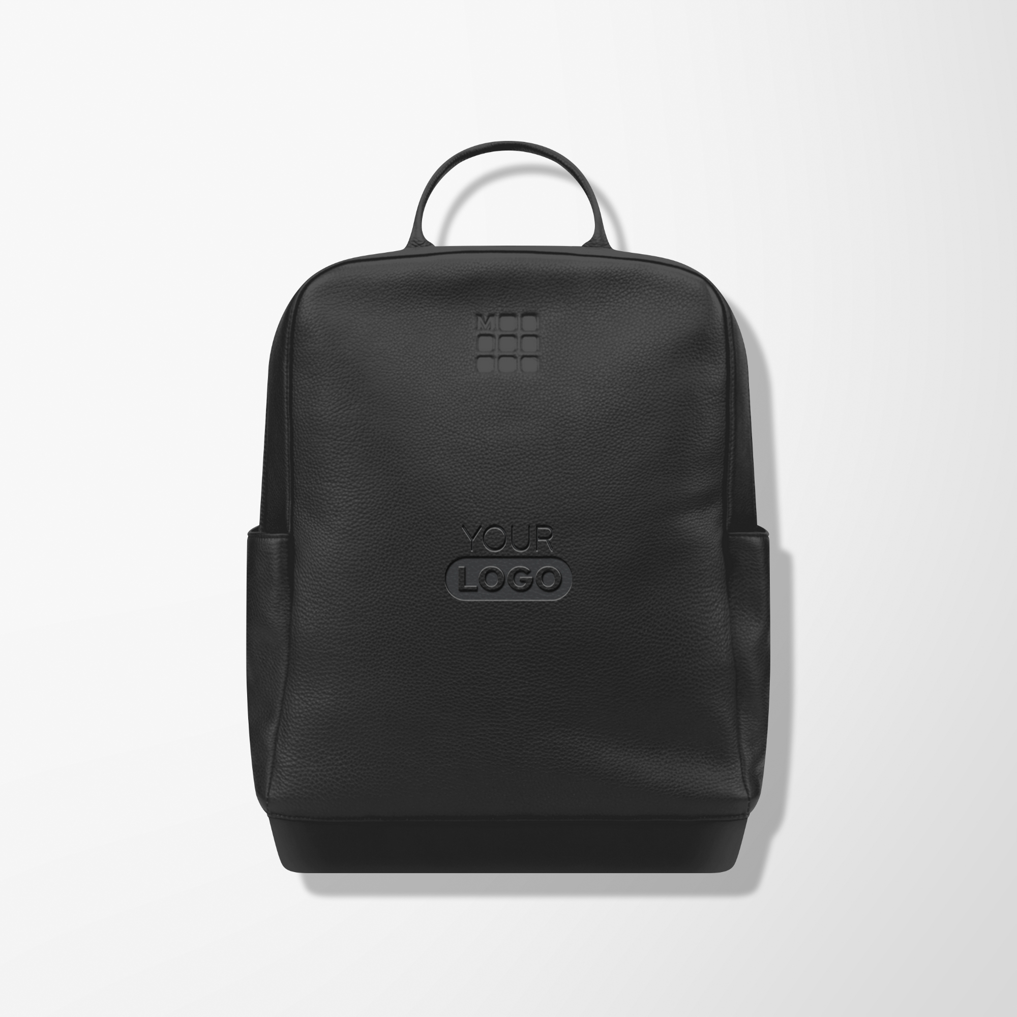 Promotional Engraved Moleskine® Classic Leather Backpack with Logo ...