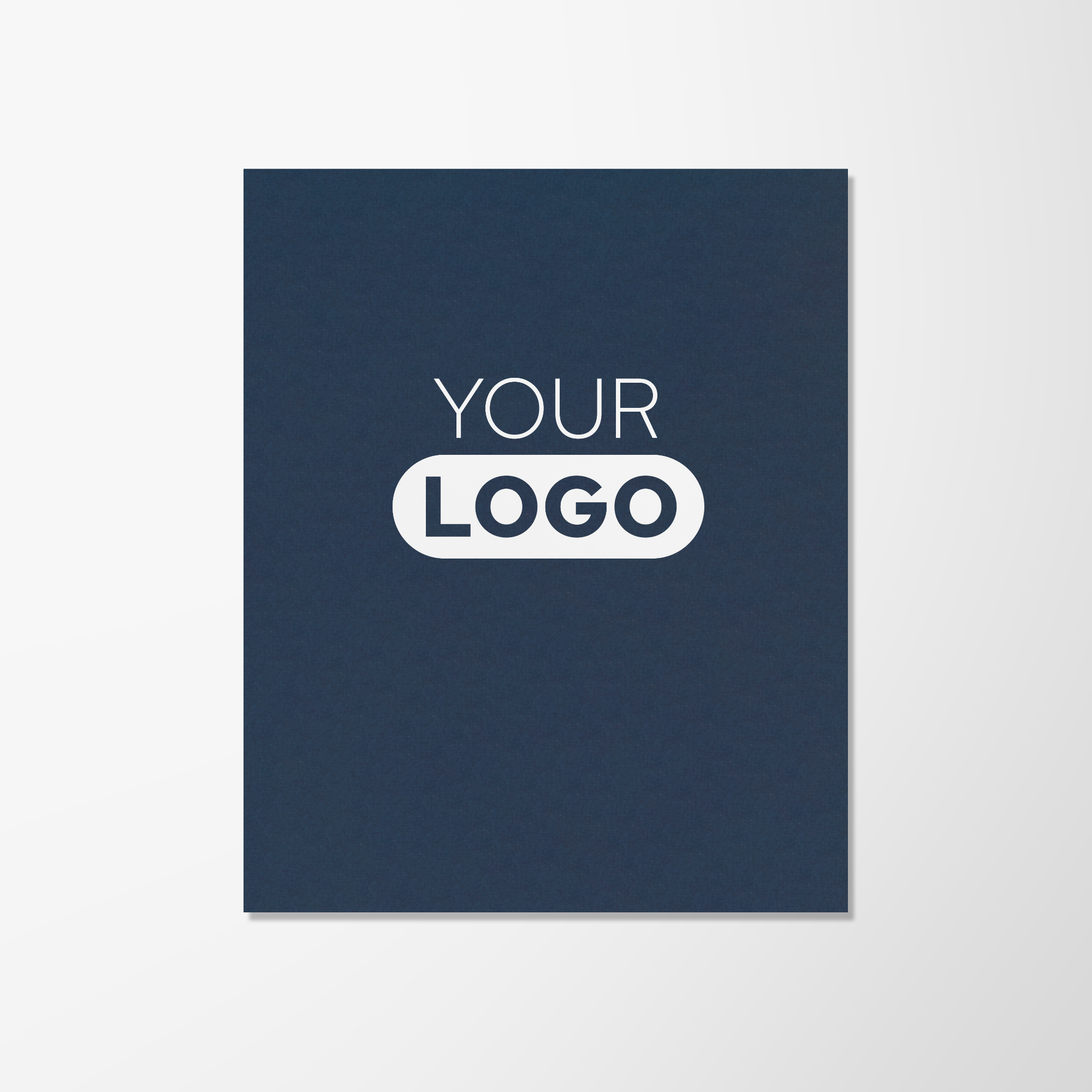 Custom Good Value™ Linen Paper Folder | Pens.com