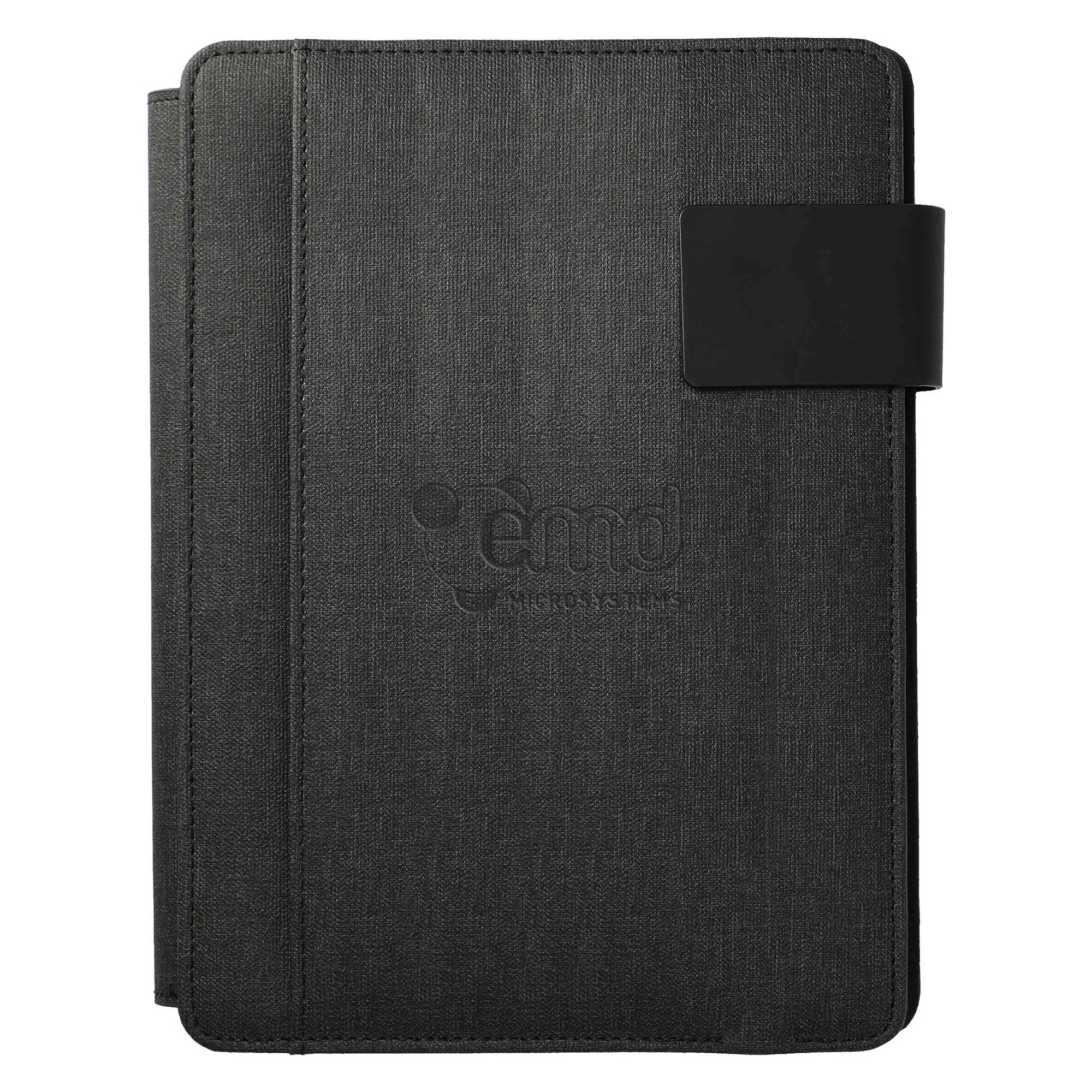 Custom Debossed Titus 5000 mAh Wireless Charging Padfolio | Pens.com