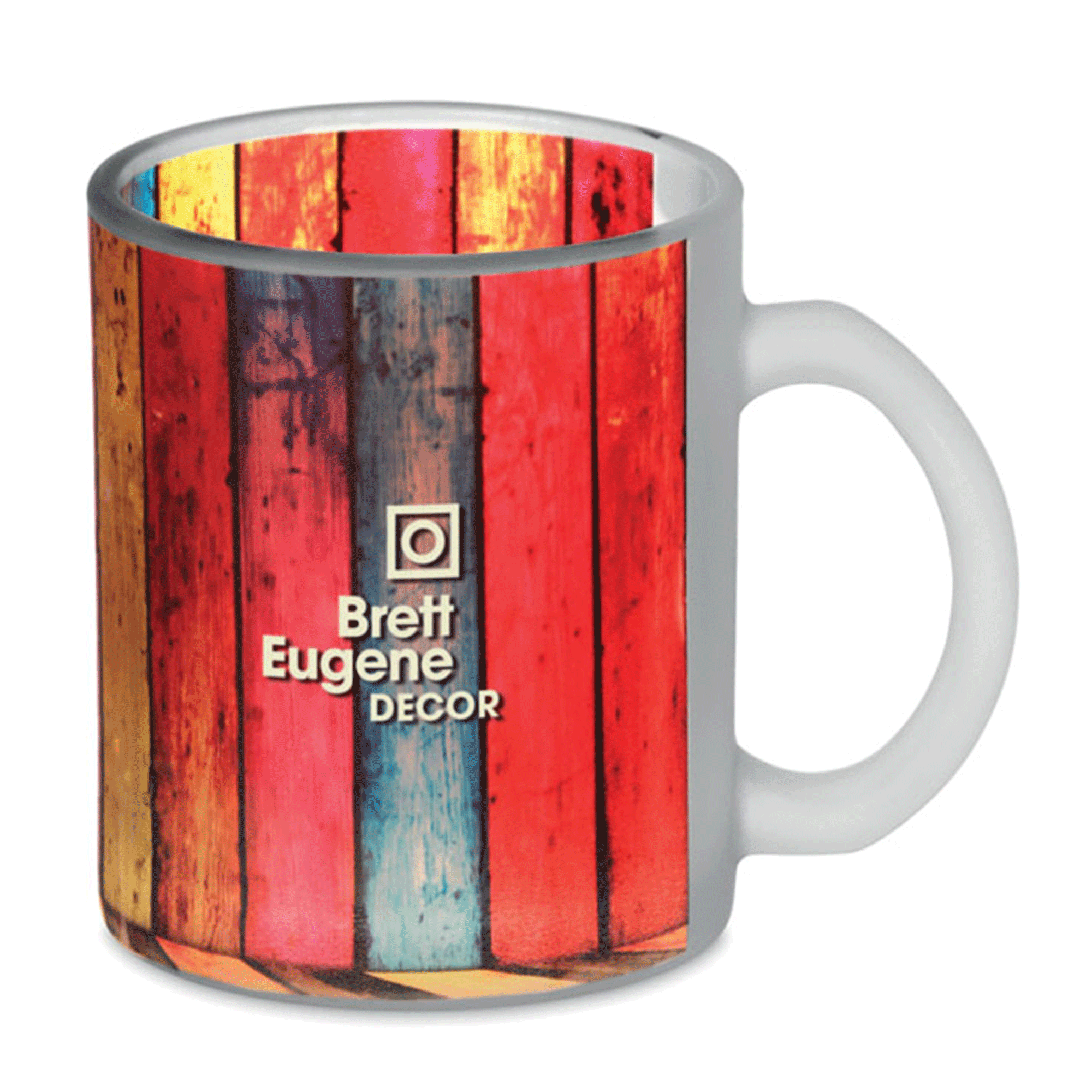 Promotional 300 ml Sublimatt Matt Glass Mug with Logo | Pens.com