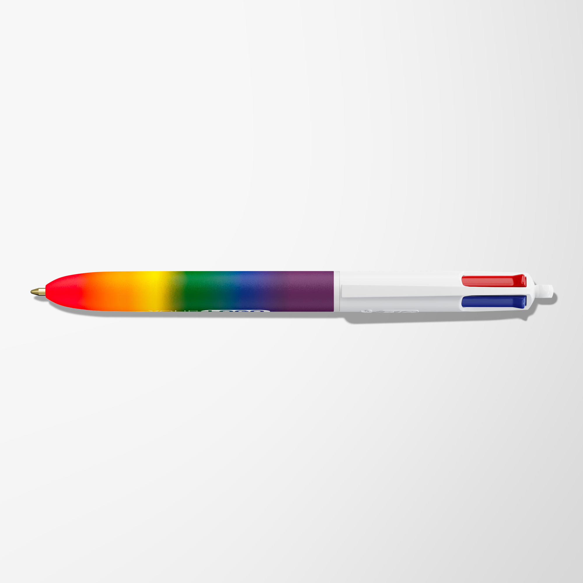 Stylo multi-encres BIC® 4 Colours® Rainbow Decor Publicitaire | Pens.com