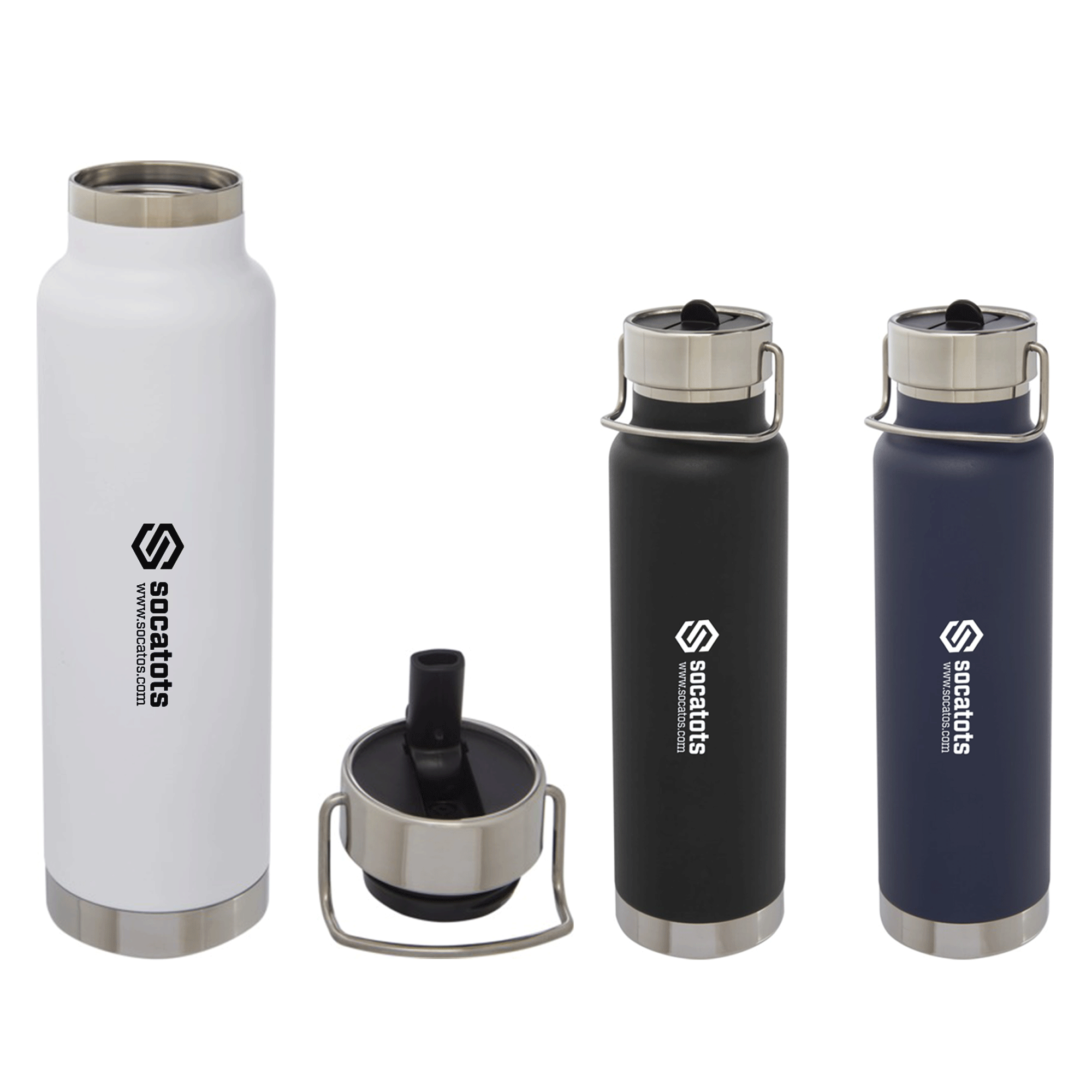 Promotional Flex 750 ml Vacuum-Insulated Sport Bottle with Logo | Pens.com