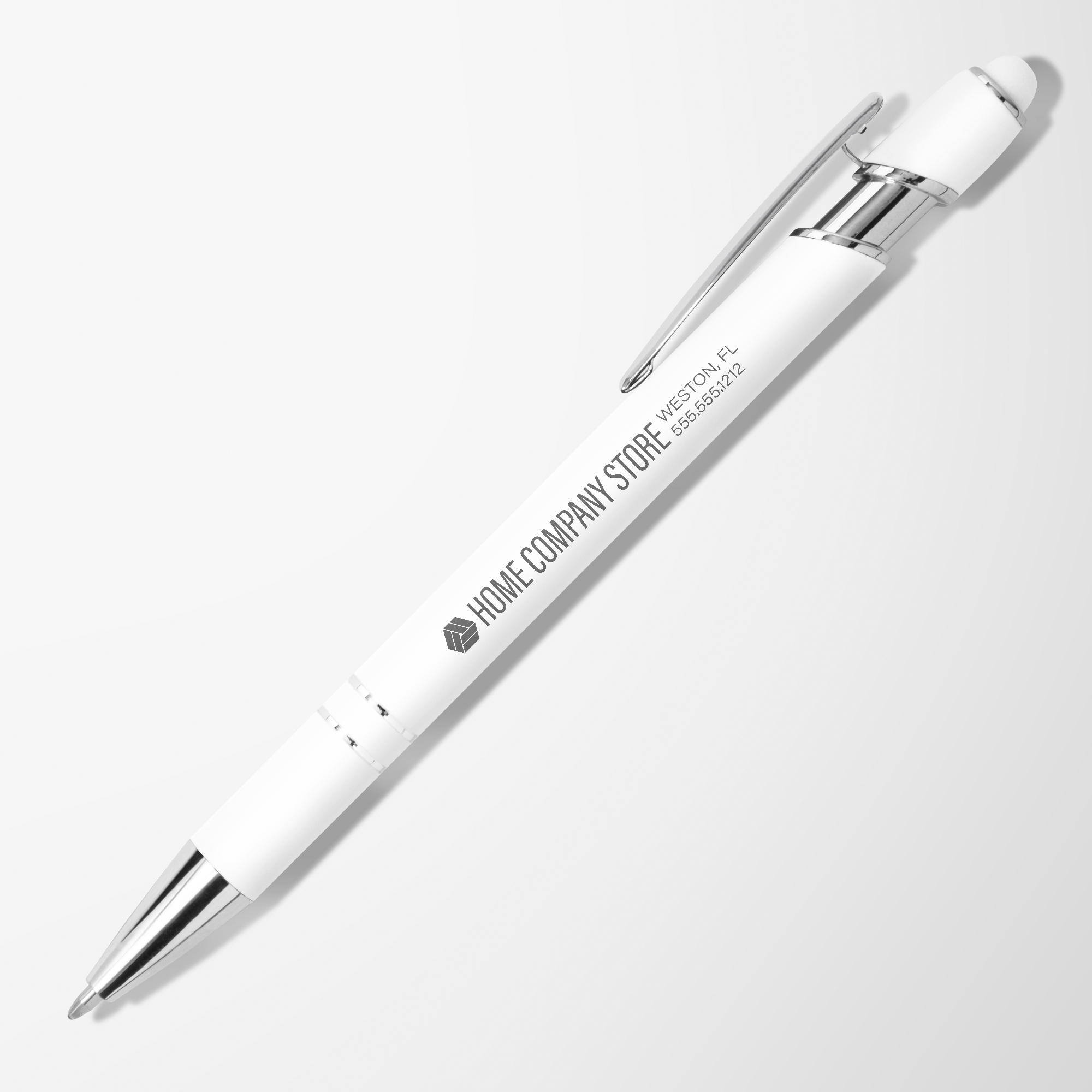 Promotional Bright Alpha Soft Touch Pen with Stylus | Pens.com