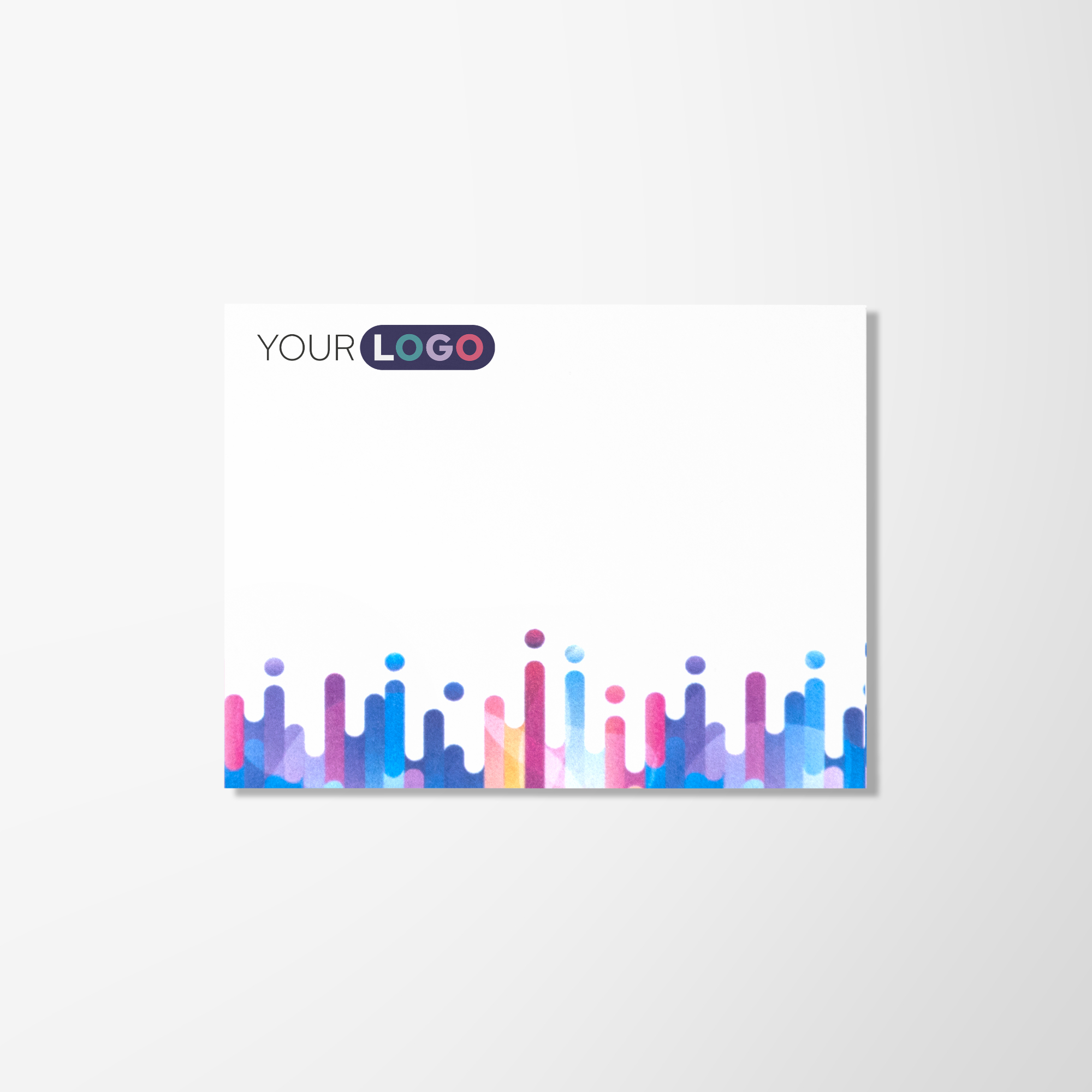 Custom Souvenir® 4'' x 3'' Sticky Note Pad, 25 sheet | Pens.com