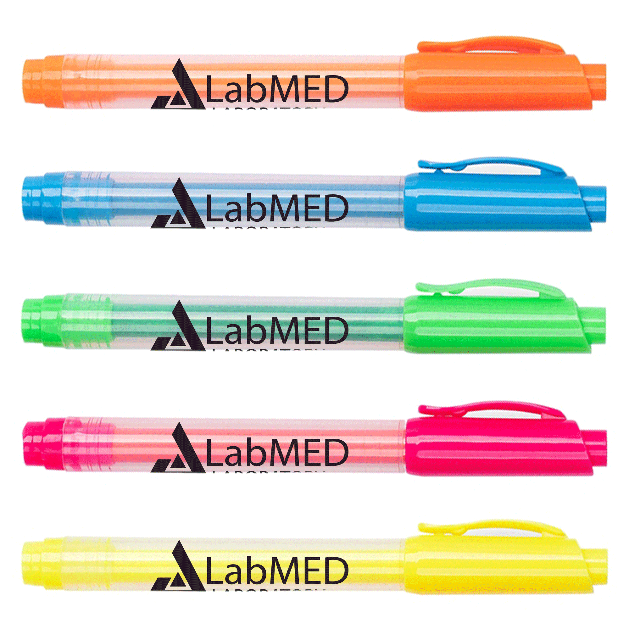 Custom Translucent Neon Clip-Cap Highlighter | Pens.com