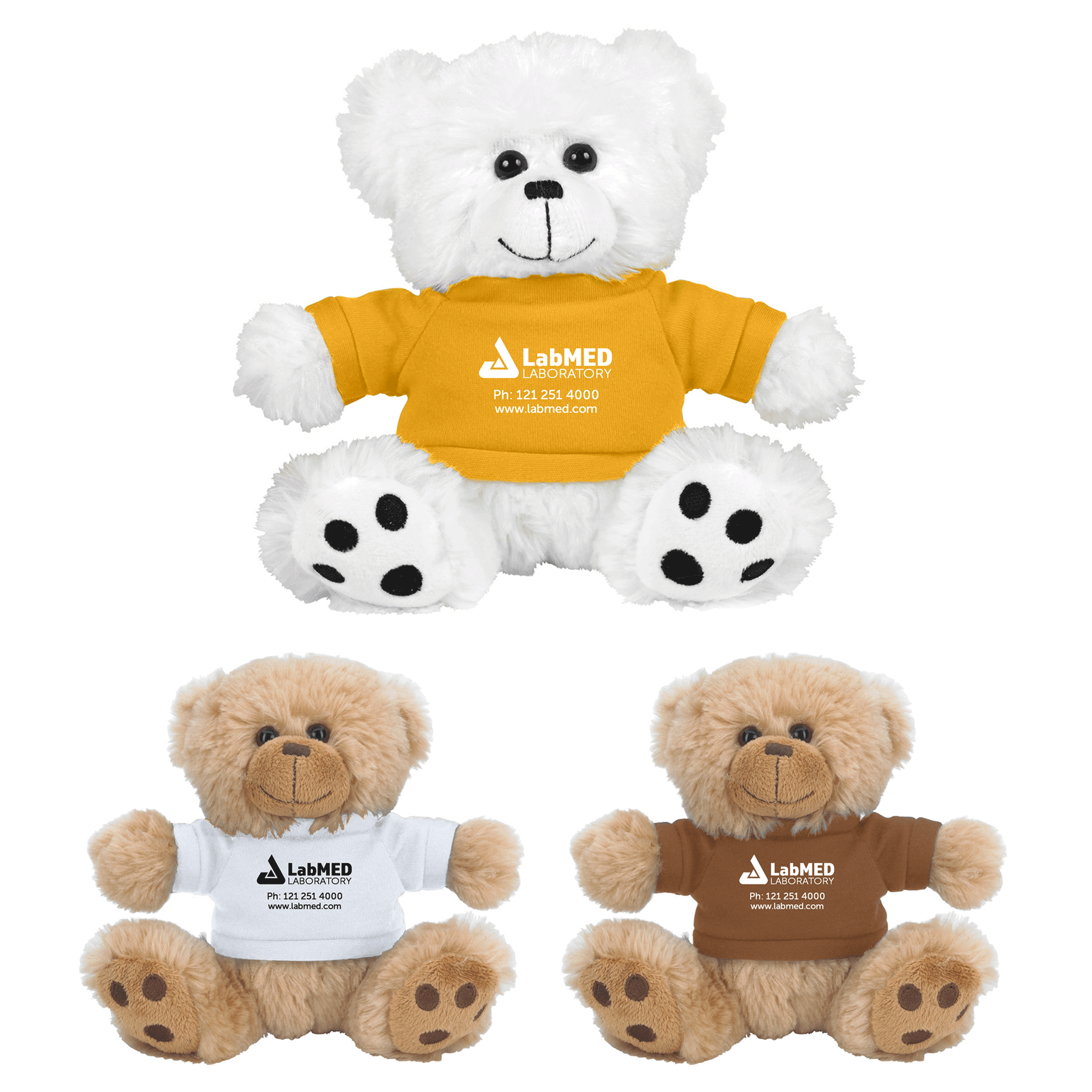 Custom Plush Big Paw Bear with Shirt | Pens.com